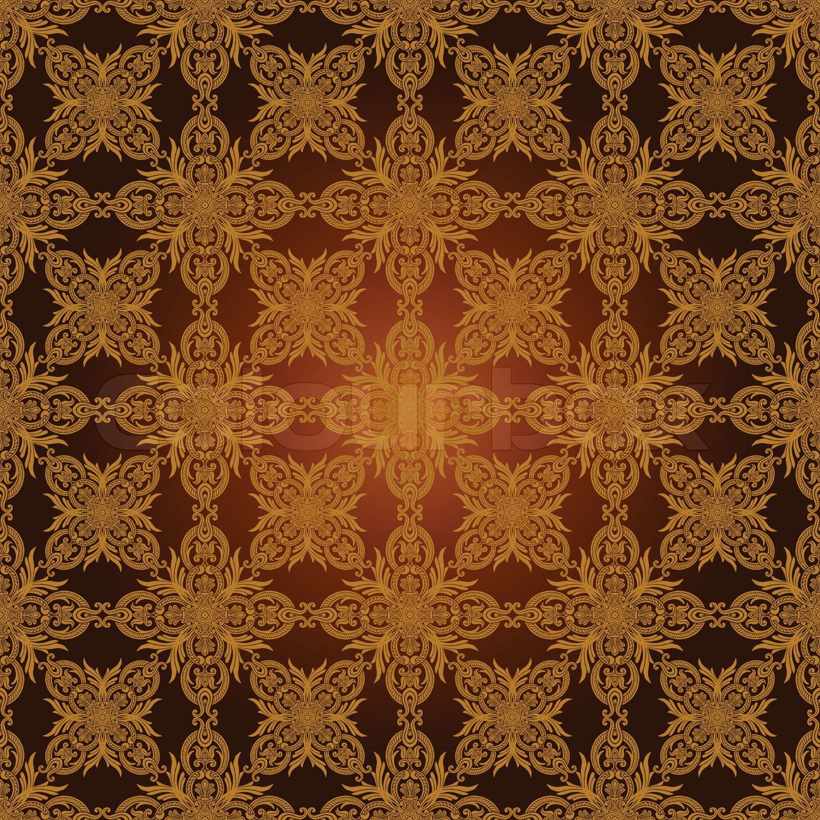 Vintage beautiful background with rich, old style, luxury ornamentation ...