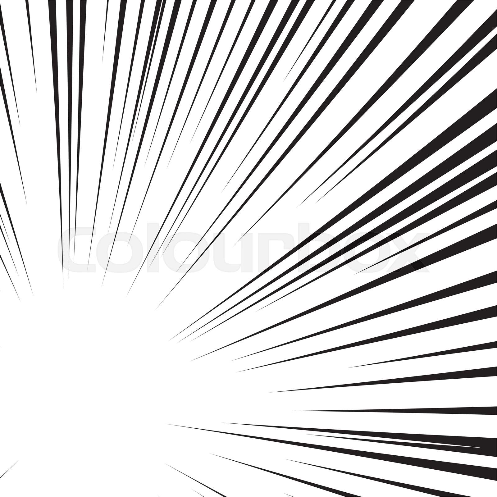 Speed Lines Comic Book Design | Stock vector | Colourbox