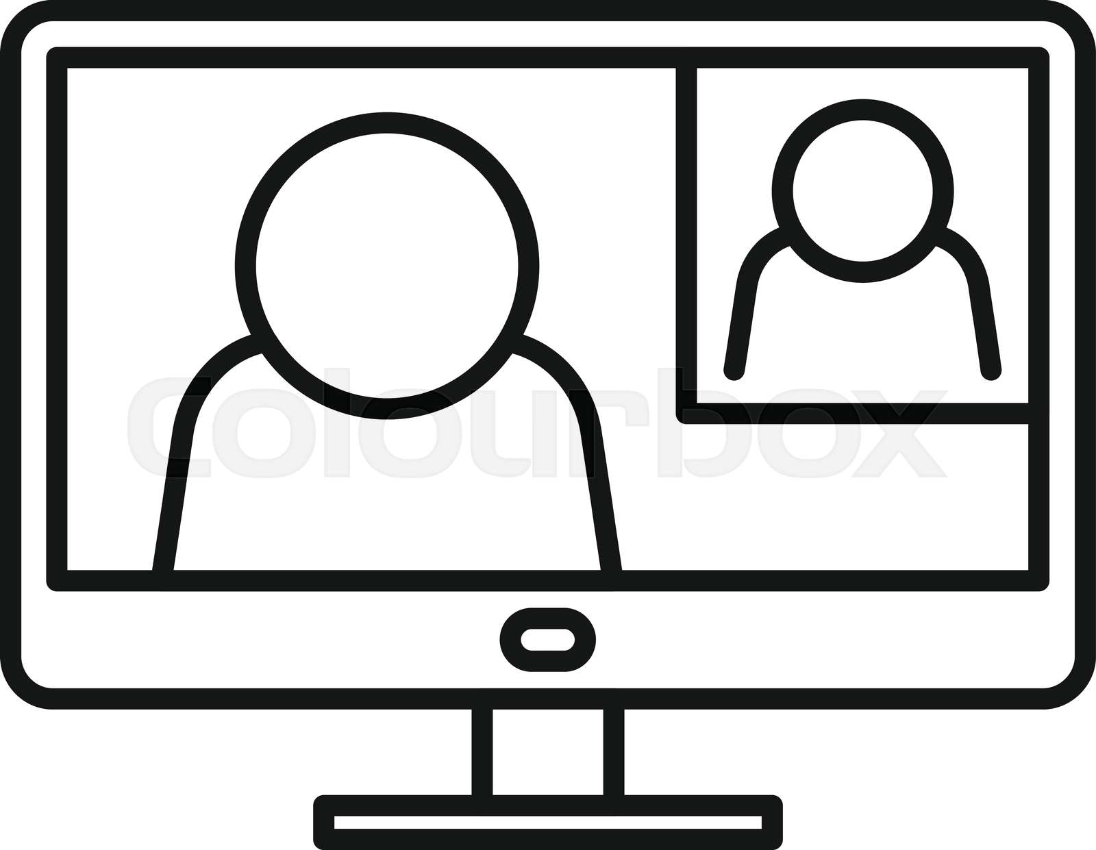 Conference Call Meeting Icon