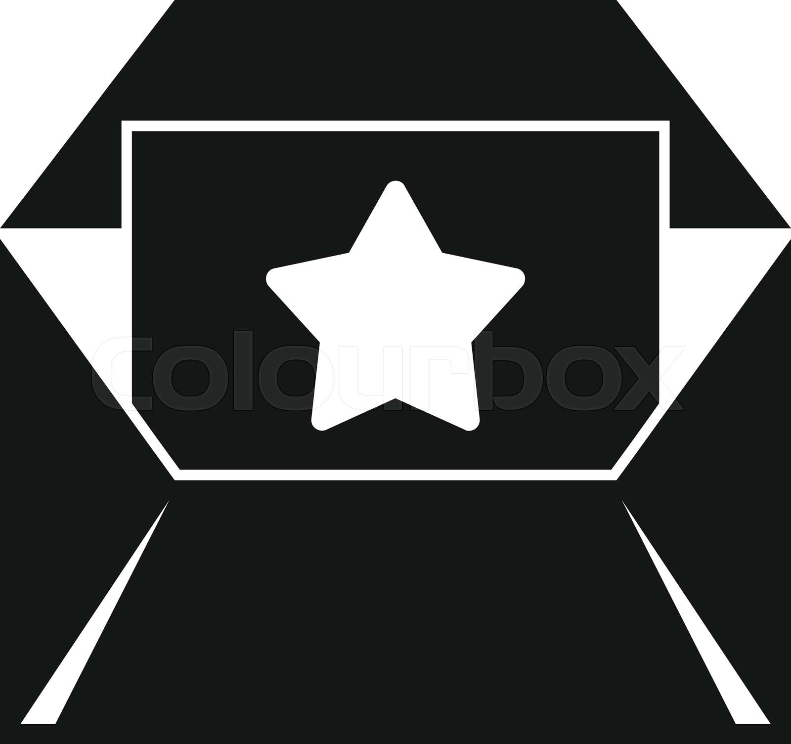 Bonus envelope icon, simple style | Stock vector | Colourbox