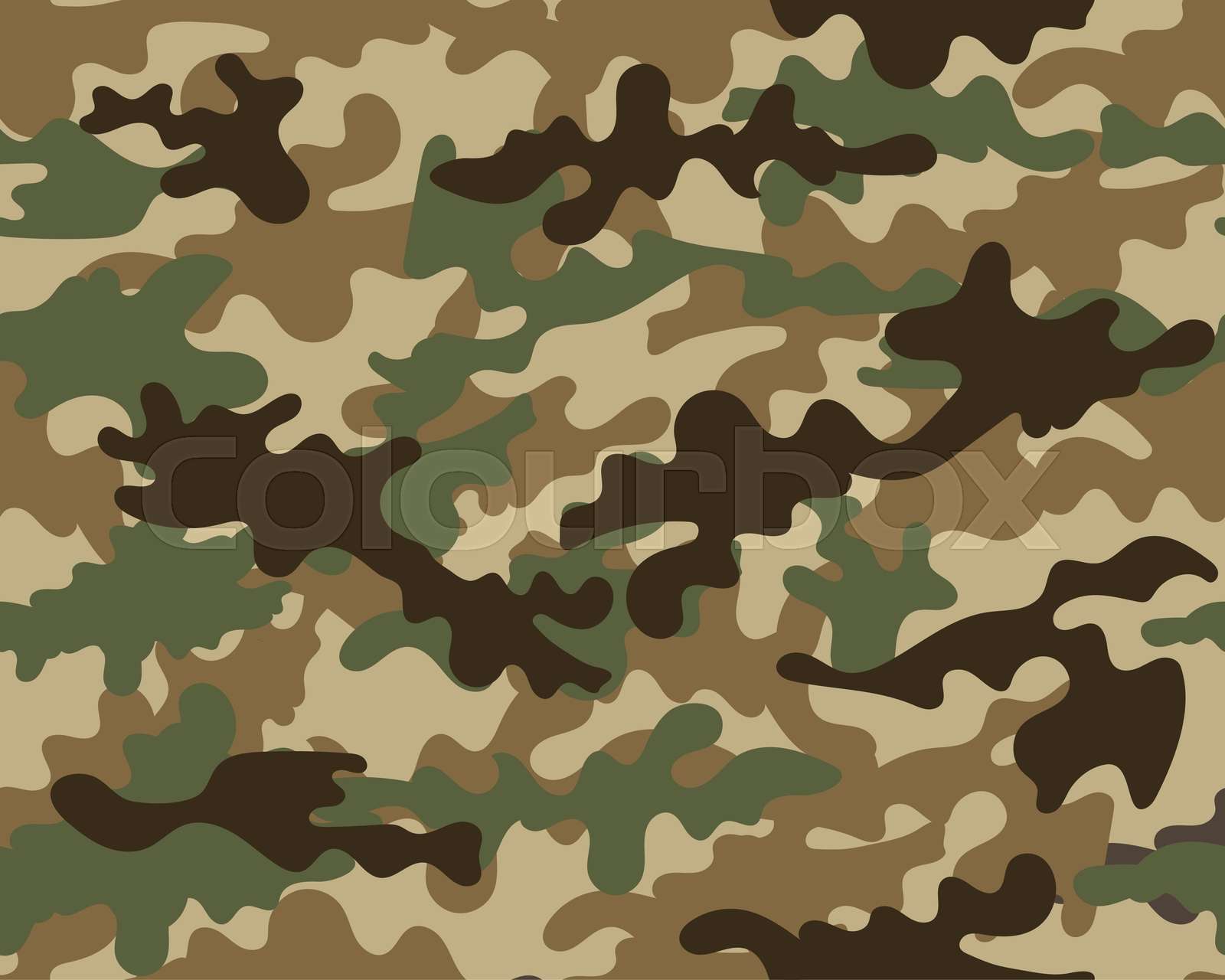 Texture military seamless army illustration | Stock vector | Colourbox