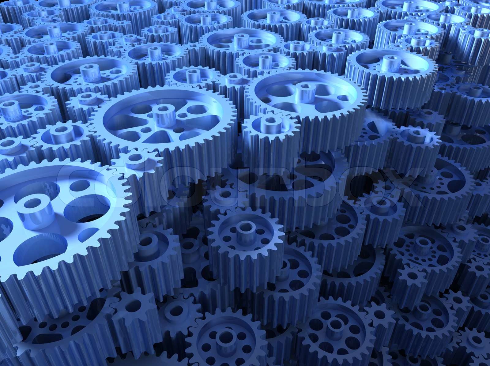 Gears Background | Stock image | Colourbox