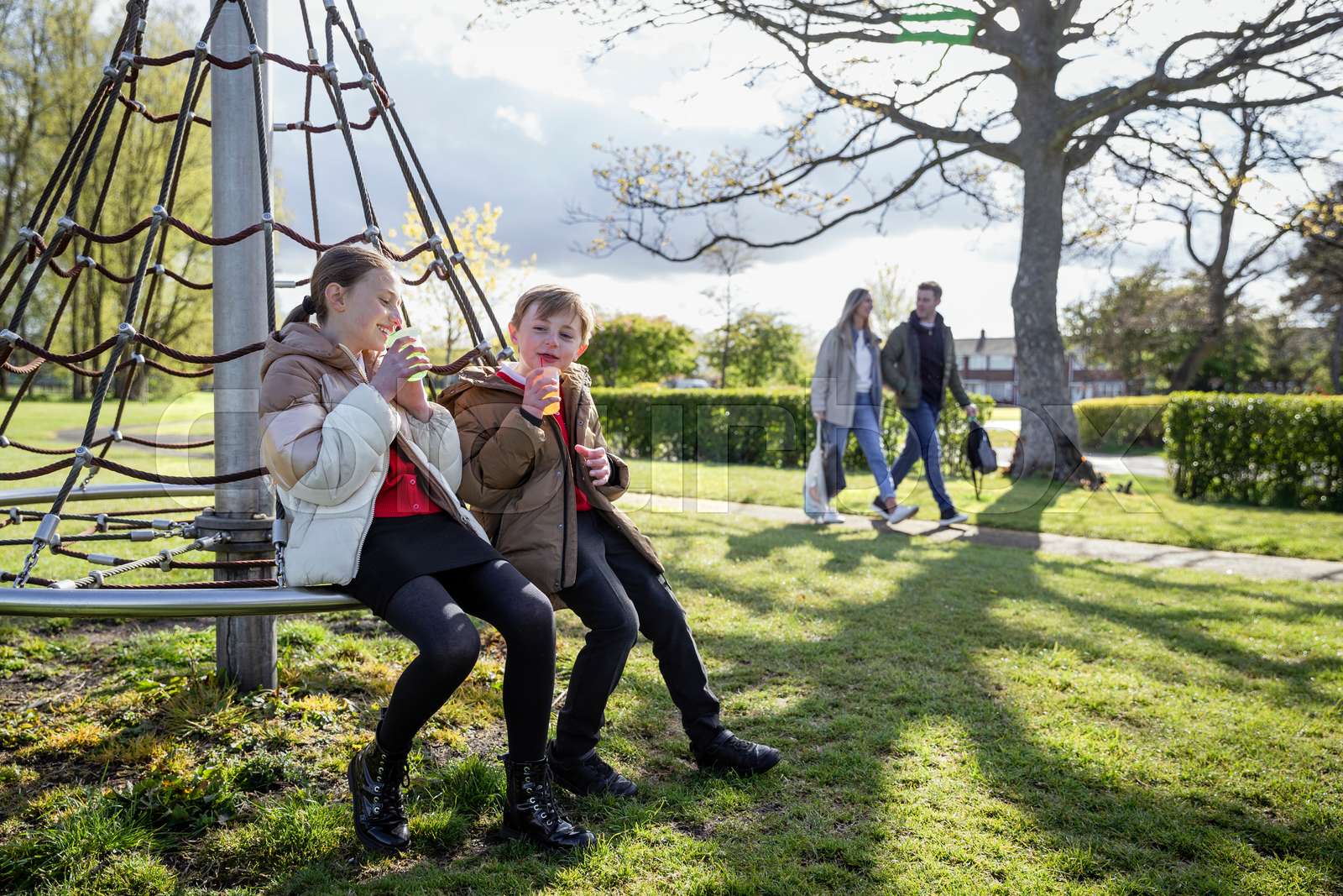 Relaxing After School | Stock image | Colourbox