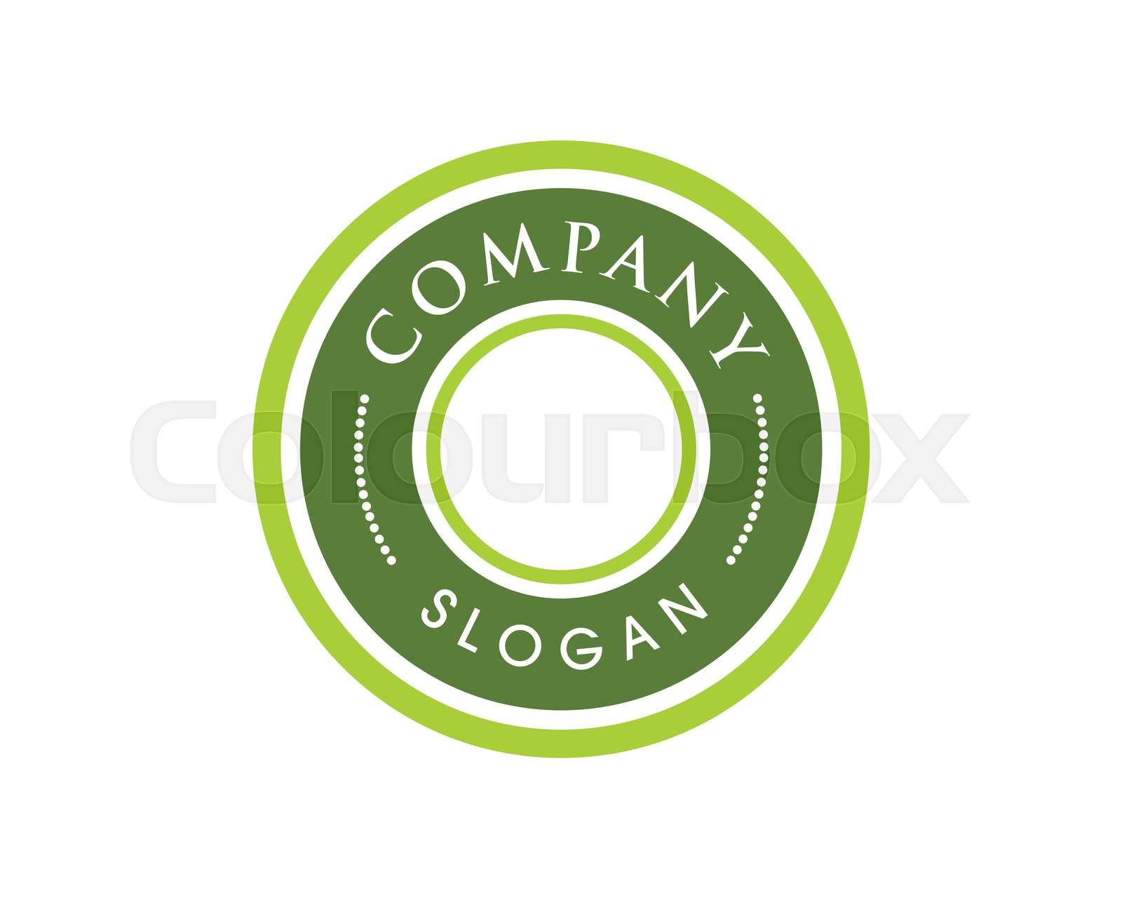 Circle emblem illustration design | Stock vector | Colourbox