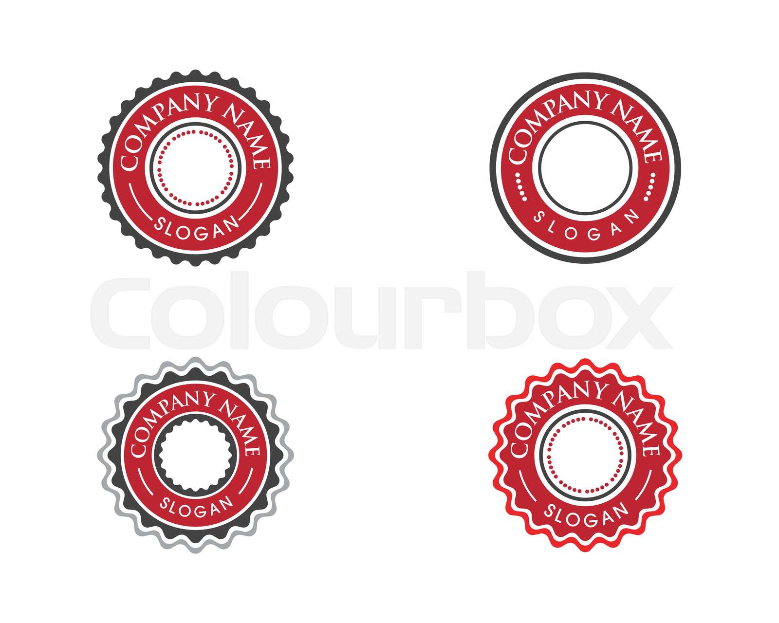 Circle emblem illustration design | Stock vector | Colourbox