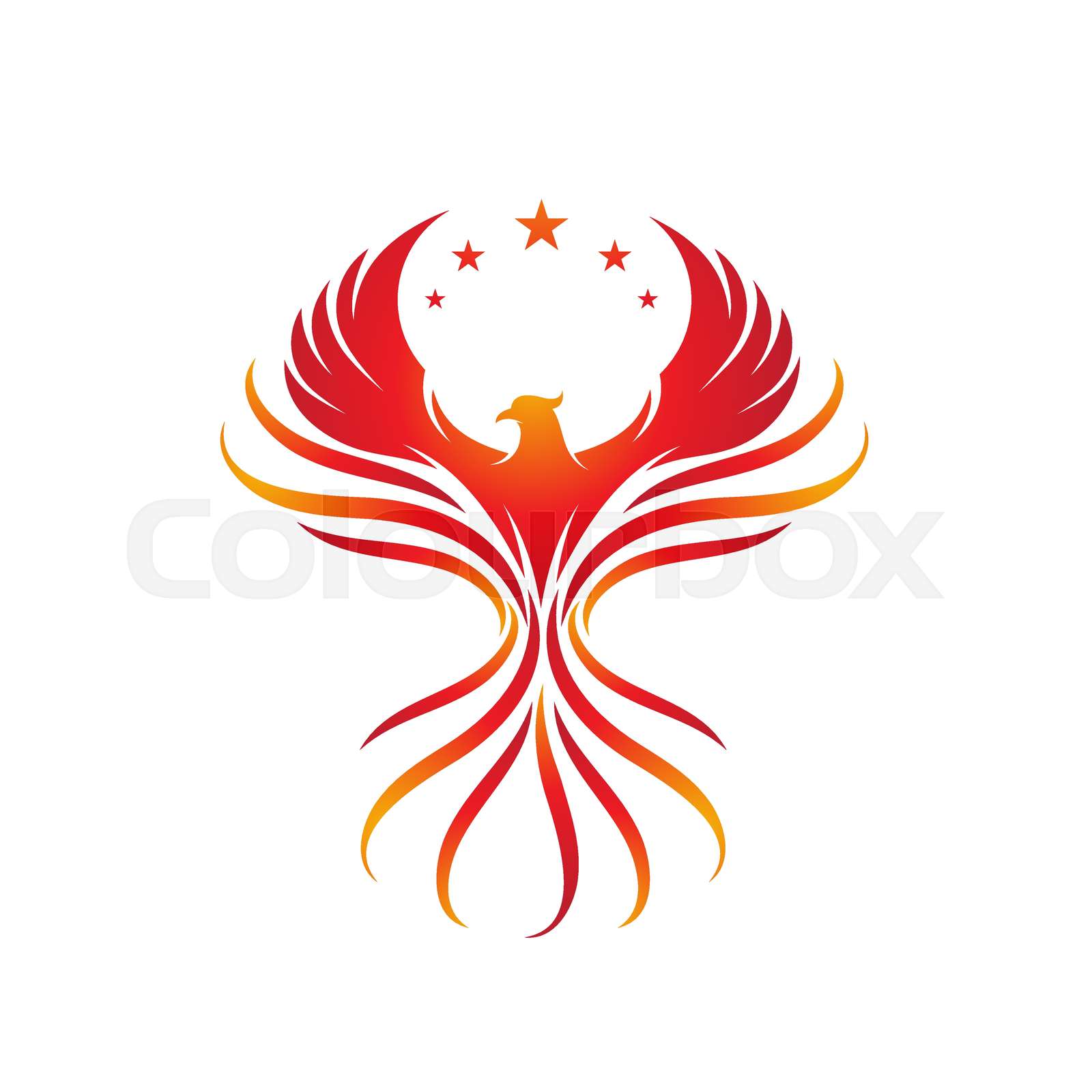 Phoenix vector icon illustration | Stock vector | Colourbox