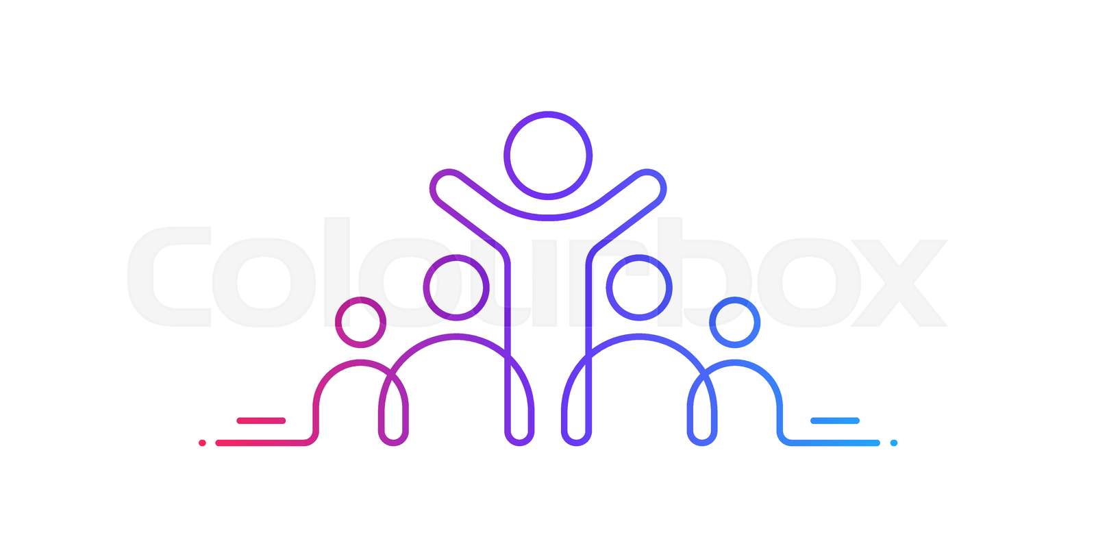 Inclusion and diversity culture equity icon. Group of persons with ...