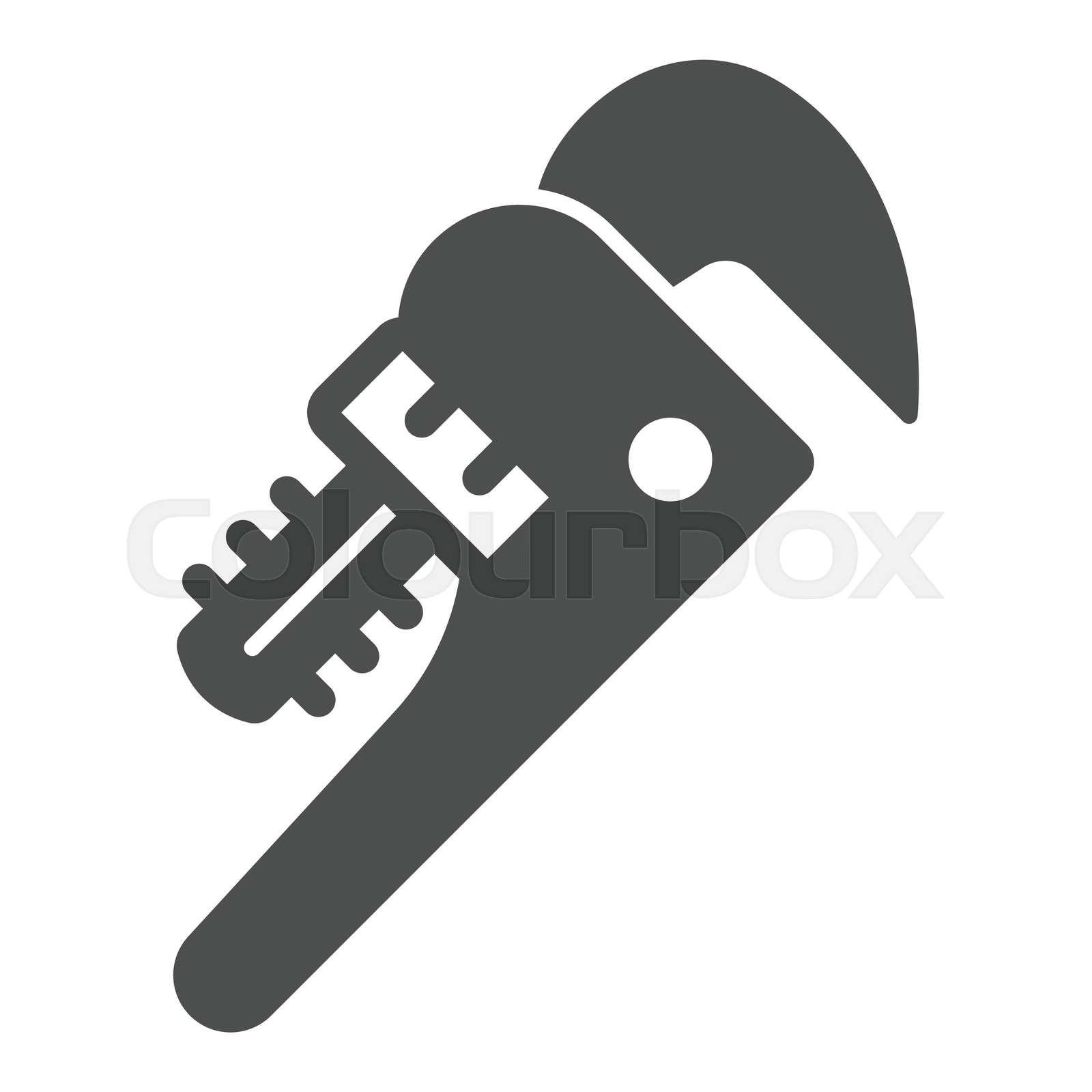 Pipe Wrench Vector Clip Art