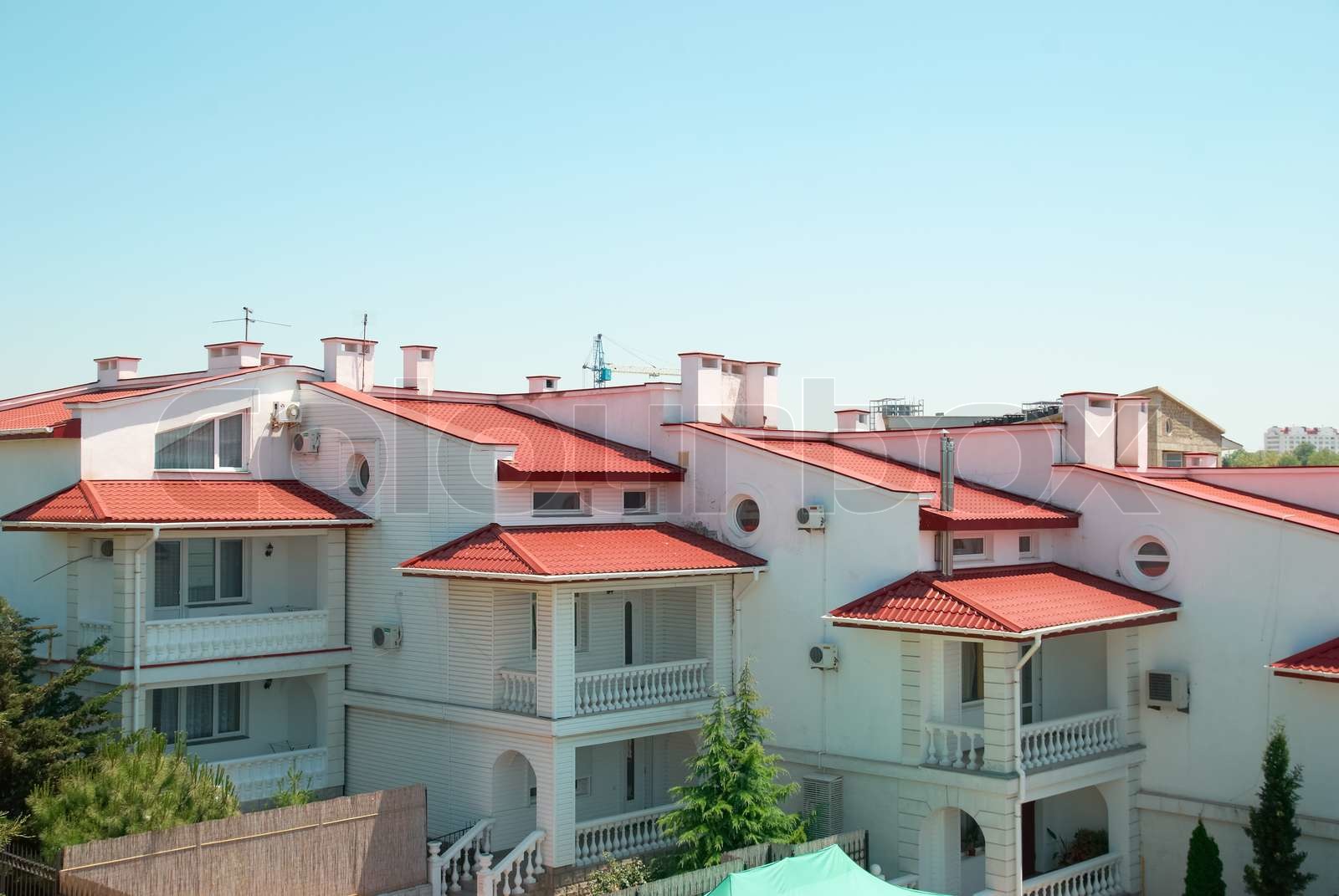 Group of houses | Stock image | Colourbox