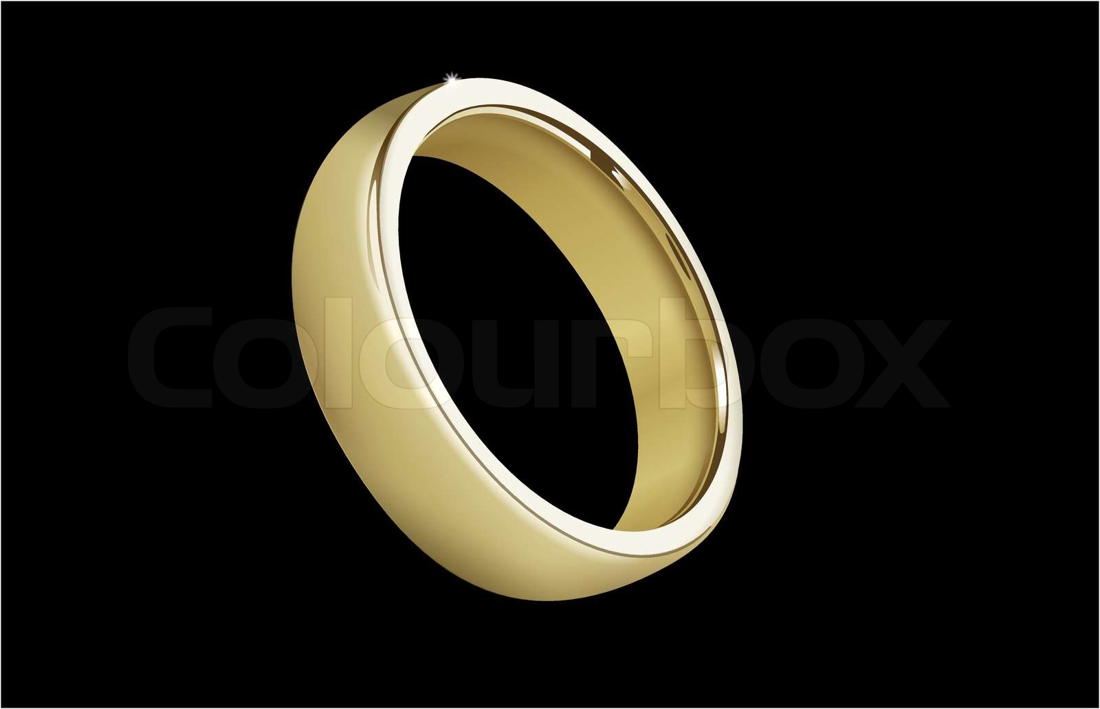 gold ring | Stock vector | Colourbox