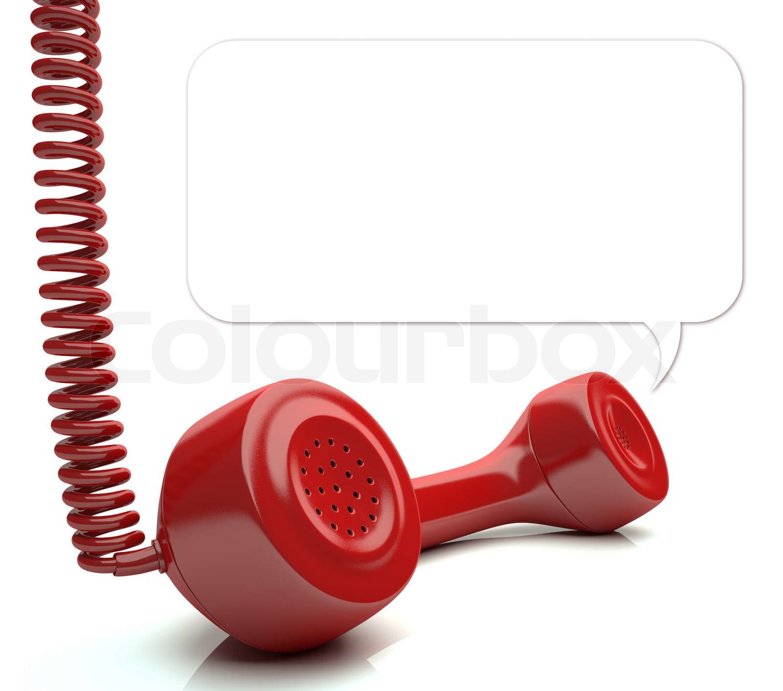 rote Telefon | Stock Bild | Colourbox