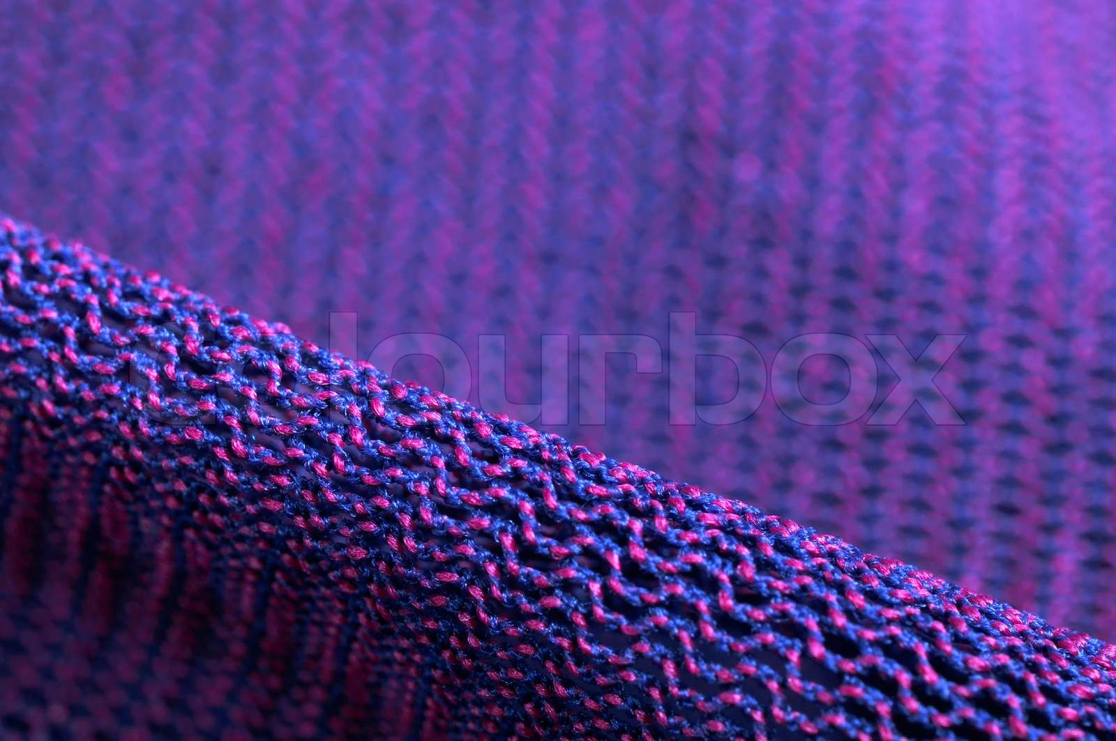 Rosa und lila Makro Stoff Textur | Stock Bild | Colourbox