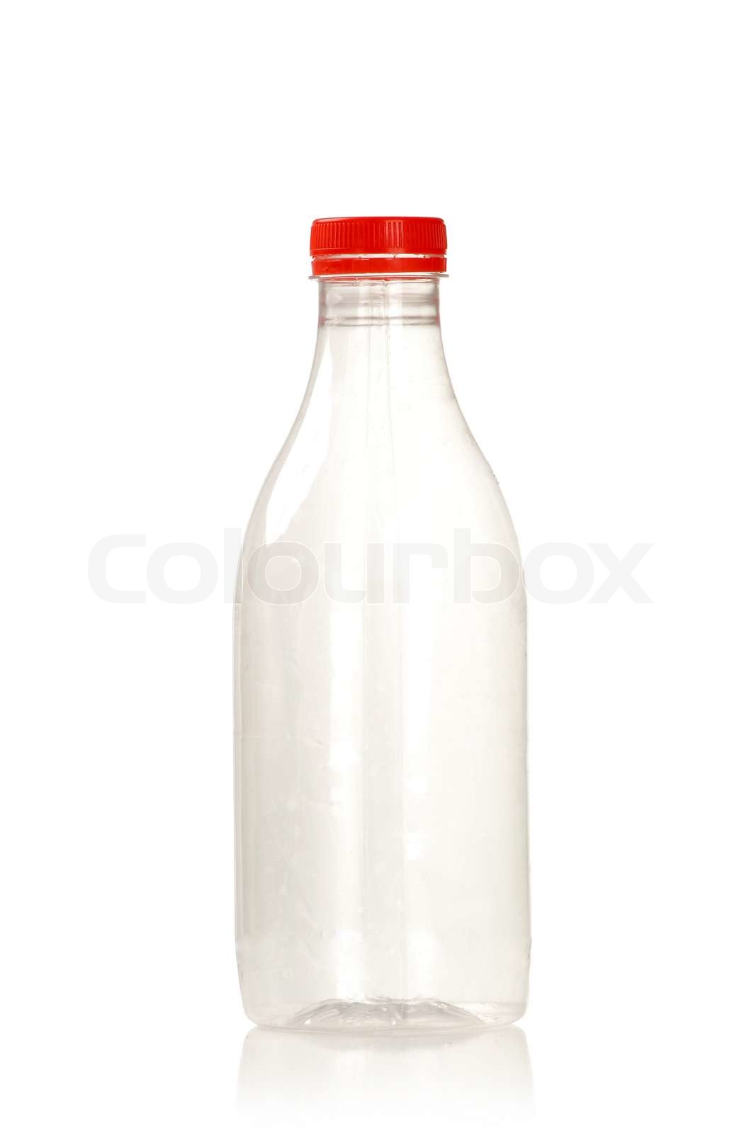 Empty plastic milk bottle | Stock image | Colourbox