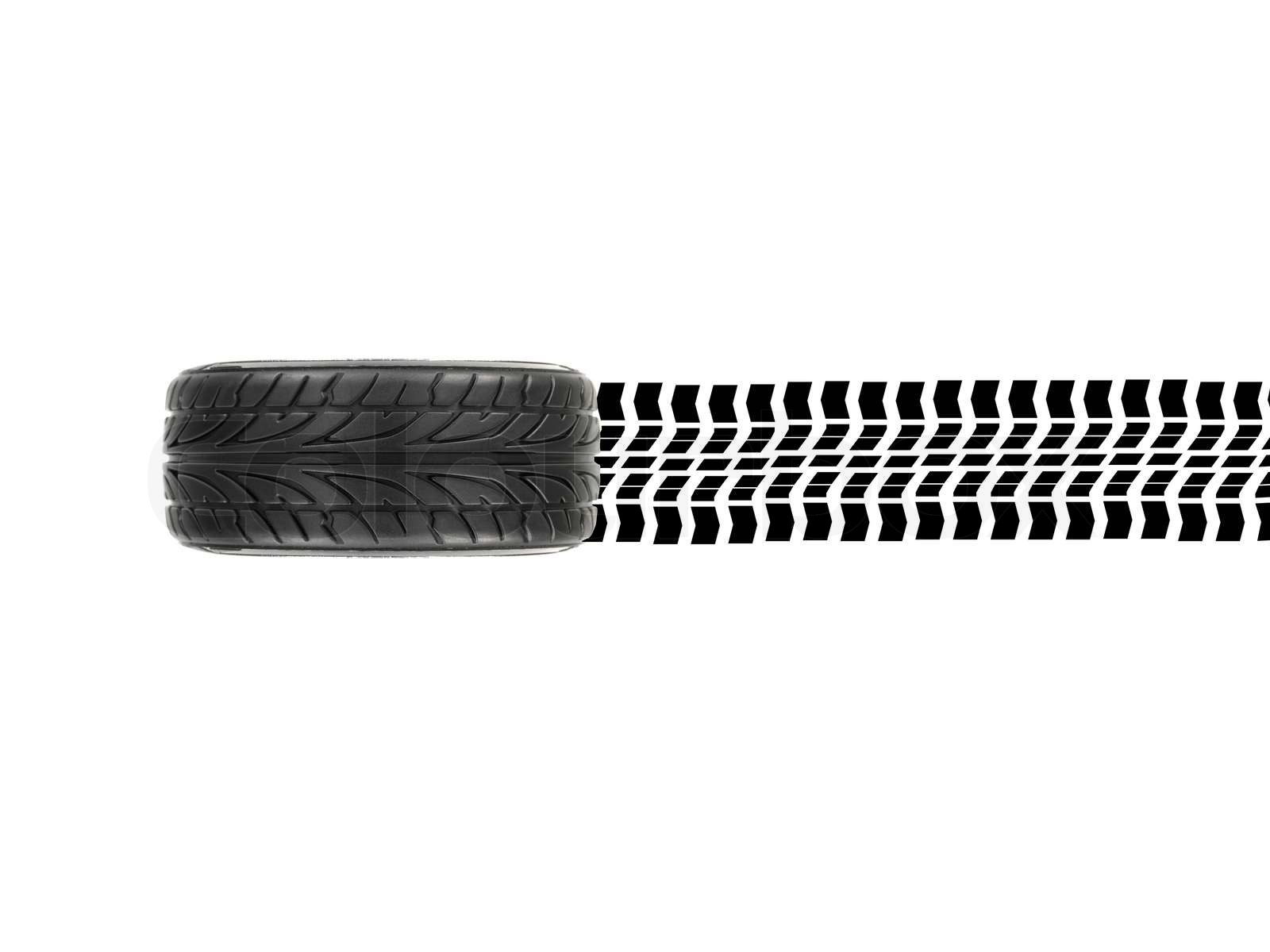 Tyre Tracks | Stock image | Colourbox Tyre Tracks | Stock image | Colourbox