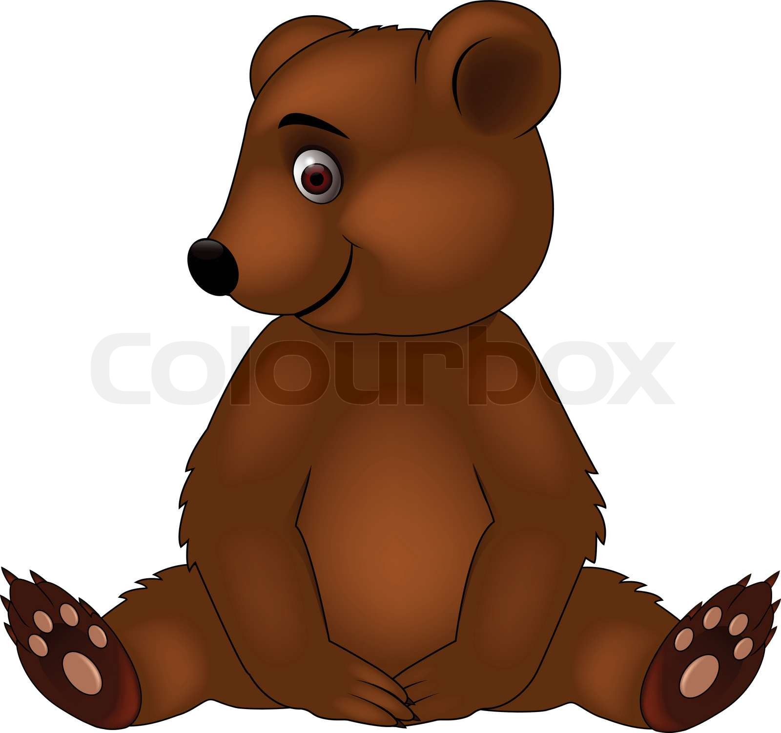 Baby Bär cartoon | Stock-Vektor | Colourbox