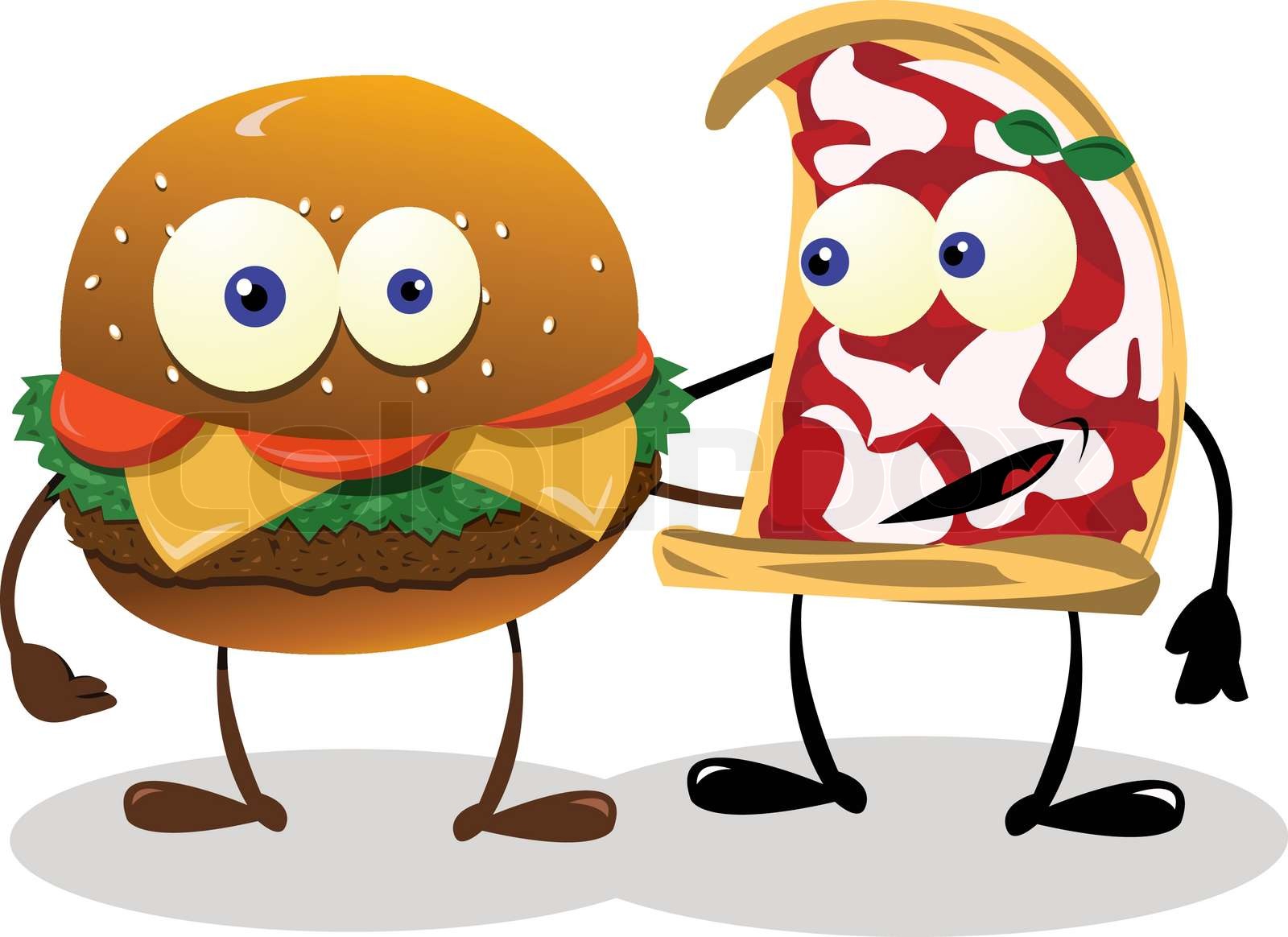 Happy Food Friends | Stock vector | Colourbox