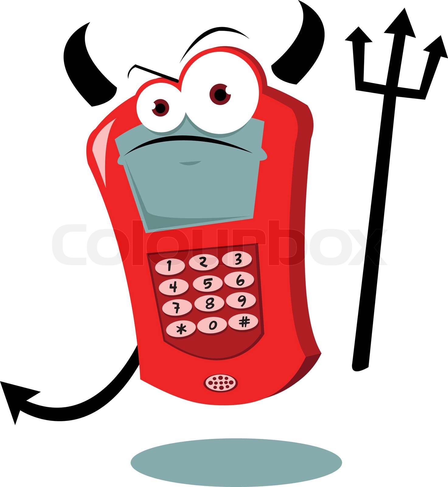 Evil Mobile | Stock vector | Colourbox
