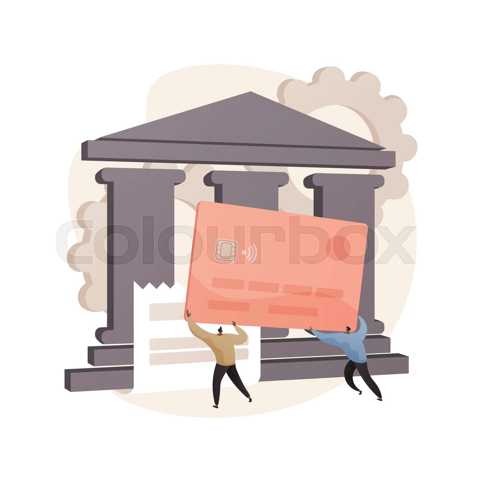 Banking operations abstract concept vector illustration. | Stock vector ...