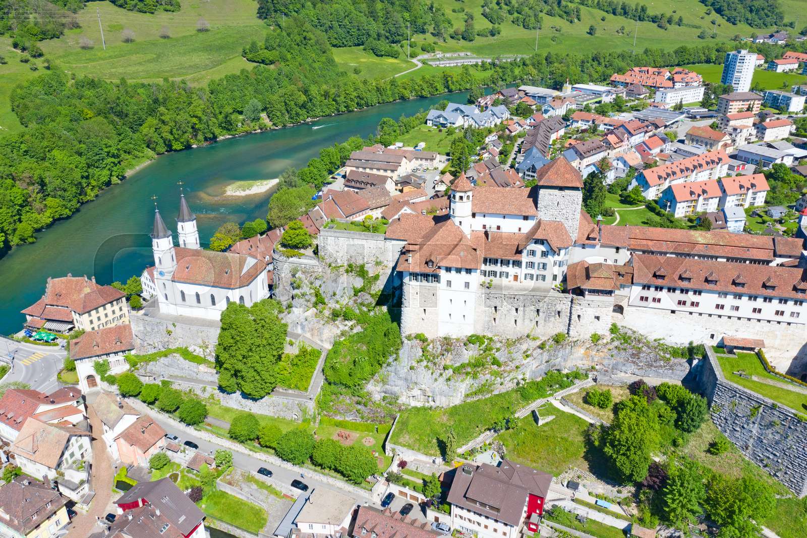 Aarburg castle | Stock image | Colourbox