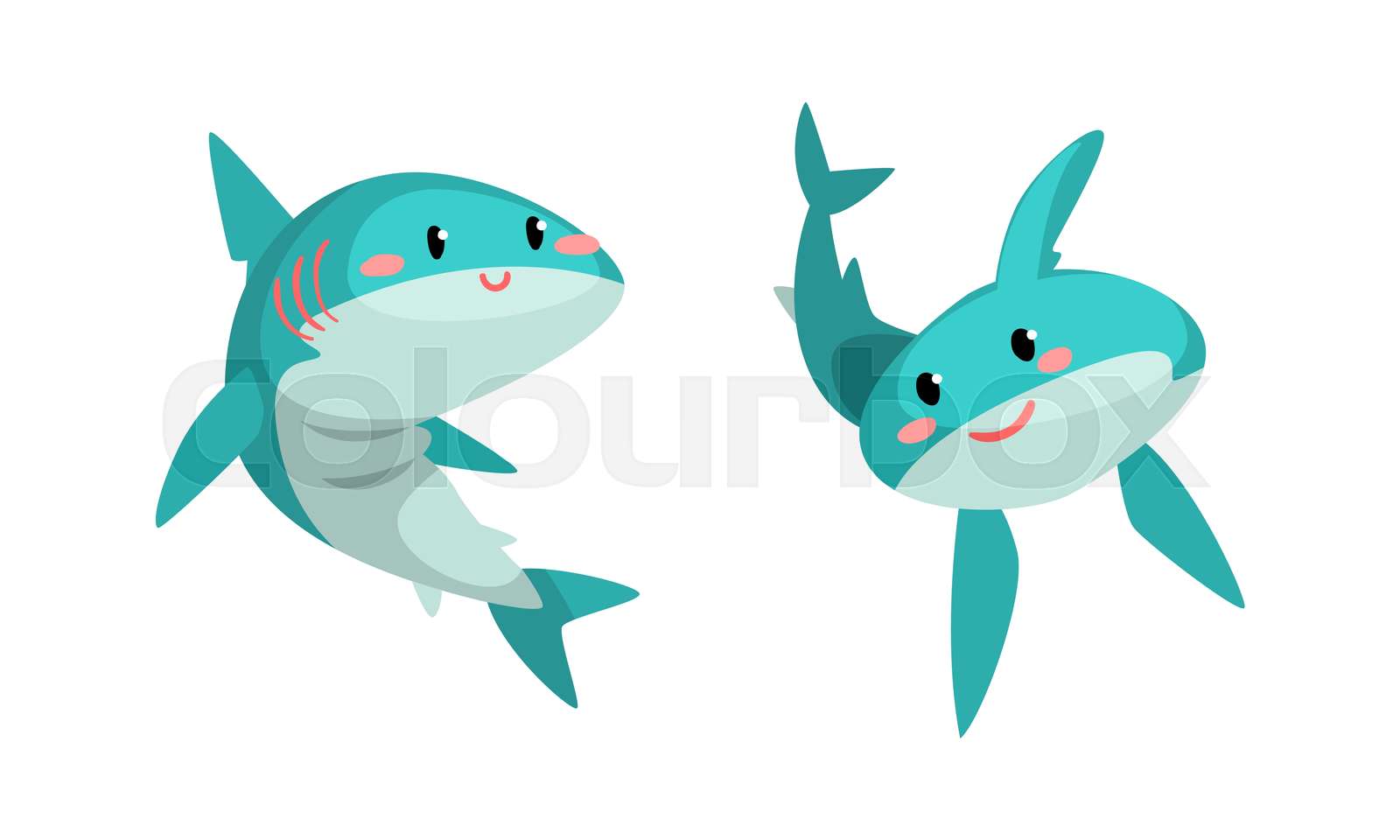 Friendly Shark Clip Art