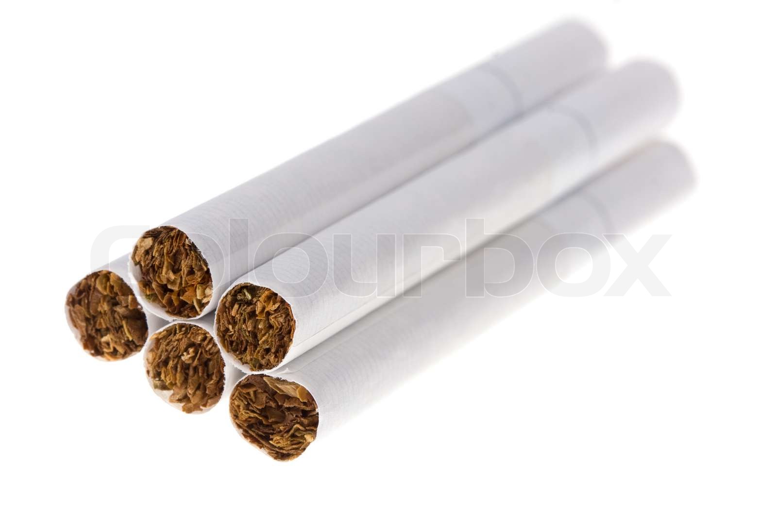 Zigaretten isoliert | Stock Bild | Colourbox