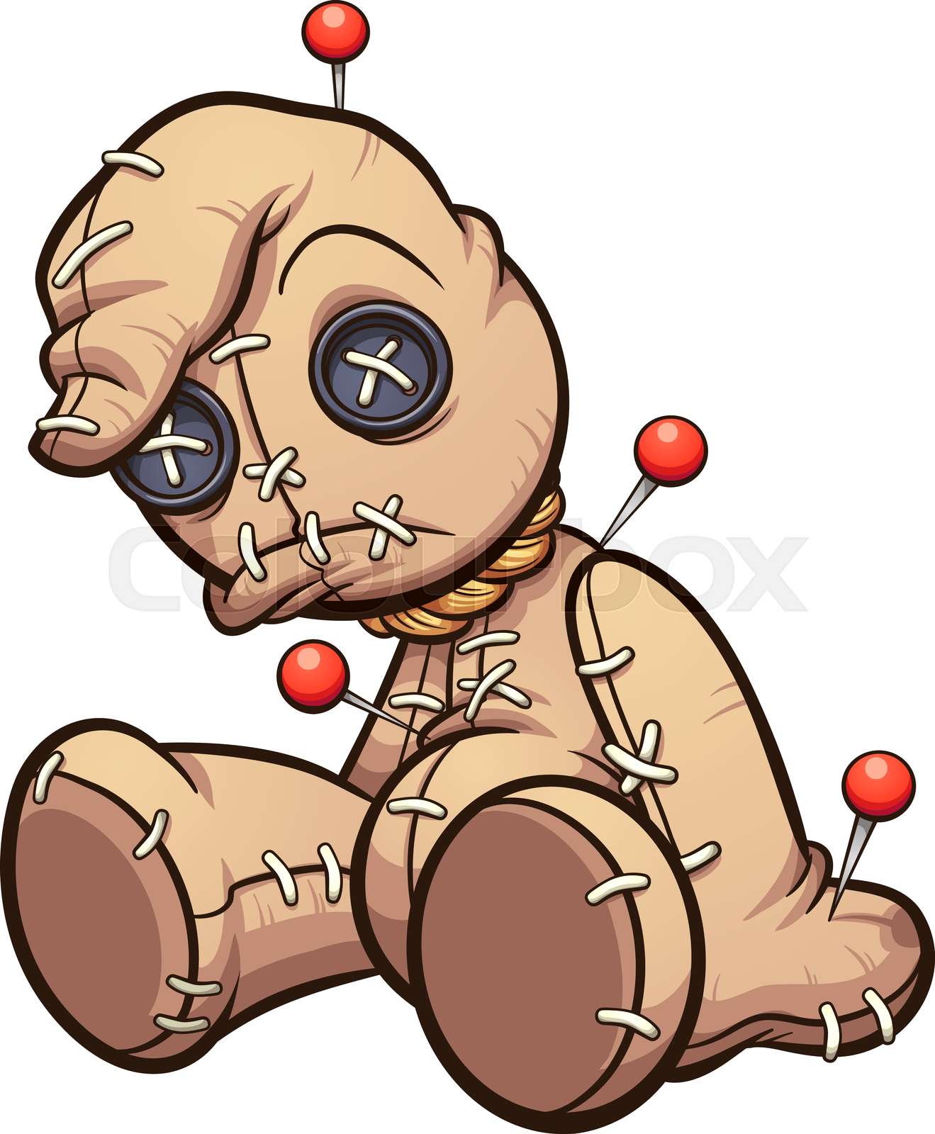 Voodoo doll | Stock vector | Colourbox