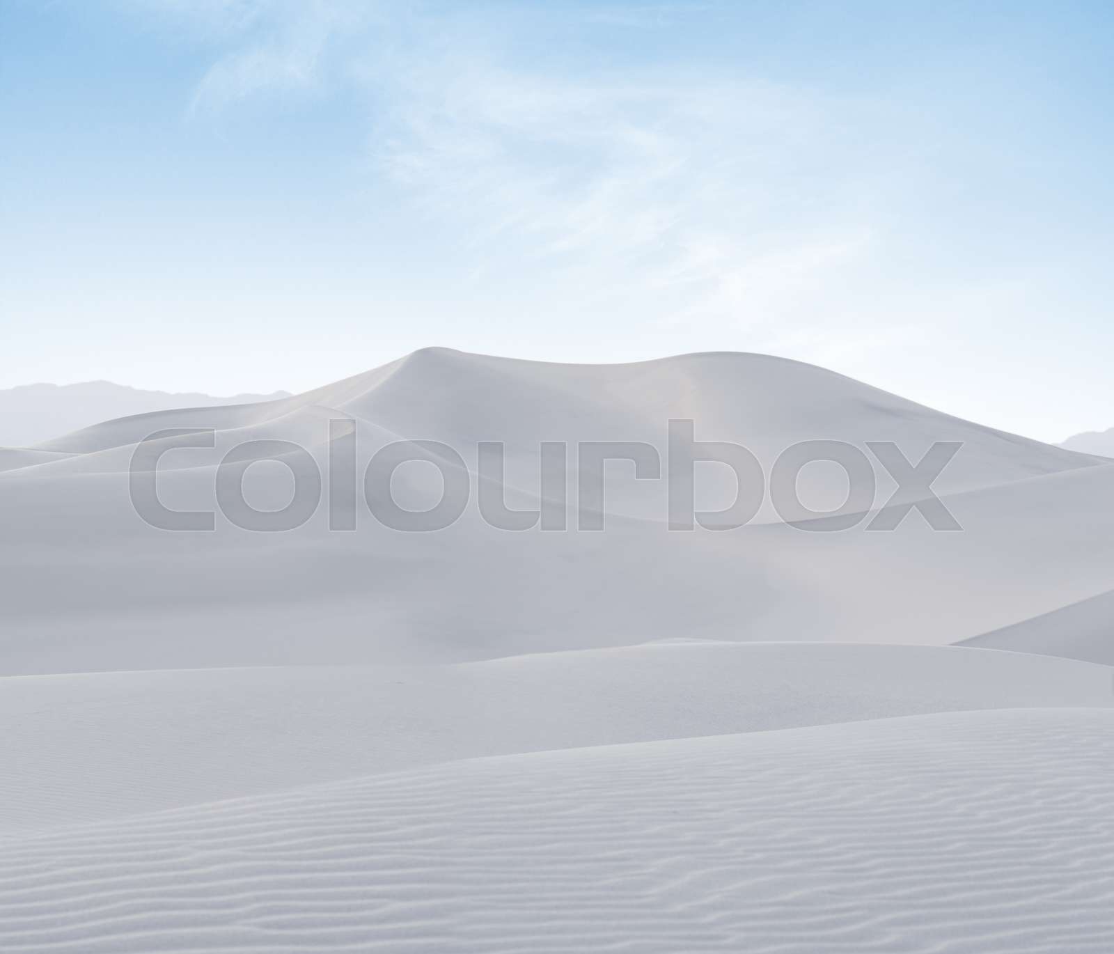 blue desert | Stock image | Colourbox