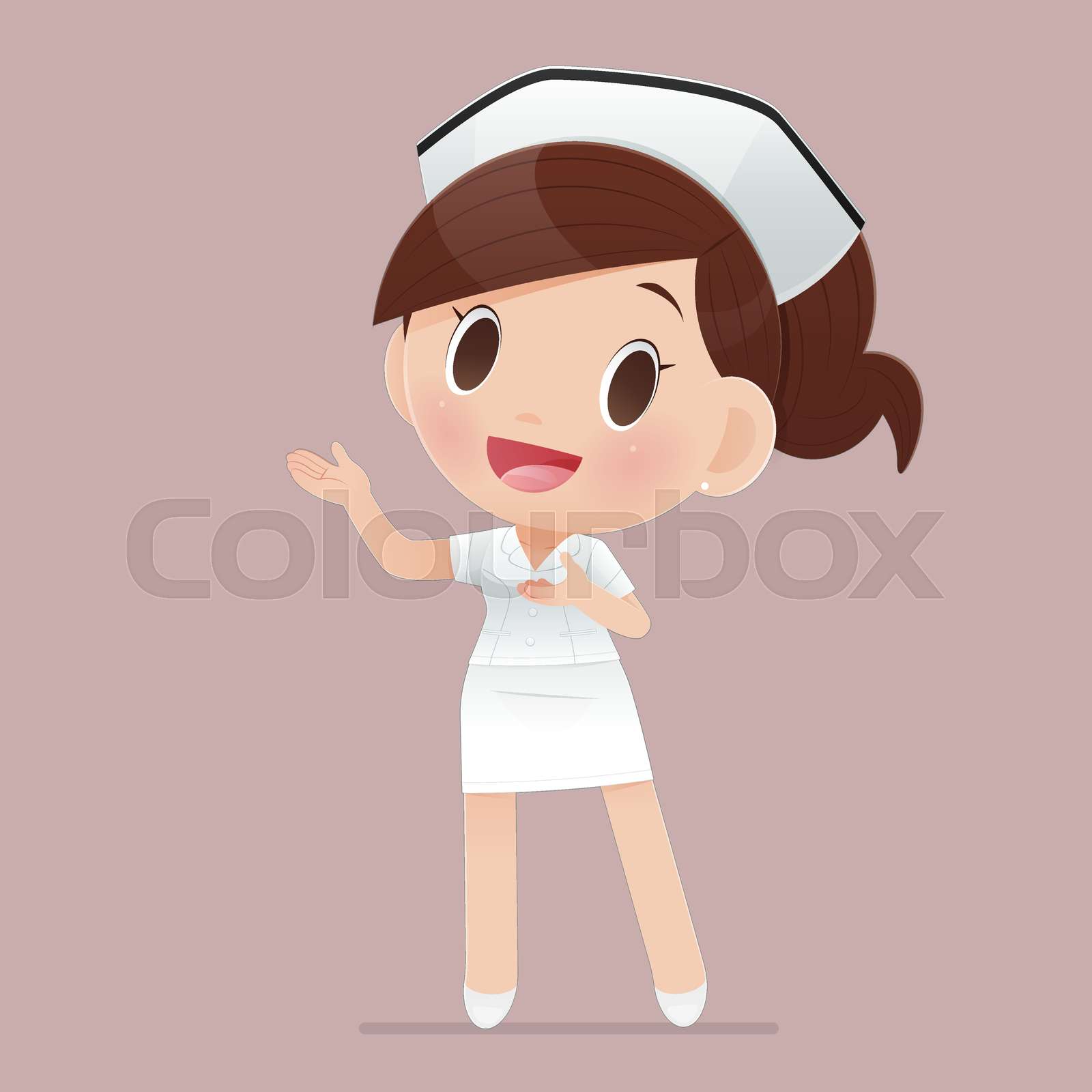 Cartoon Girl Nurse