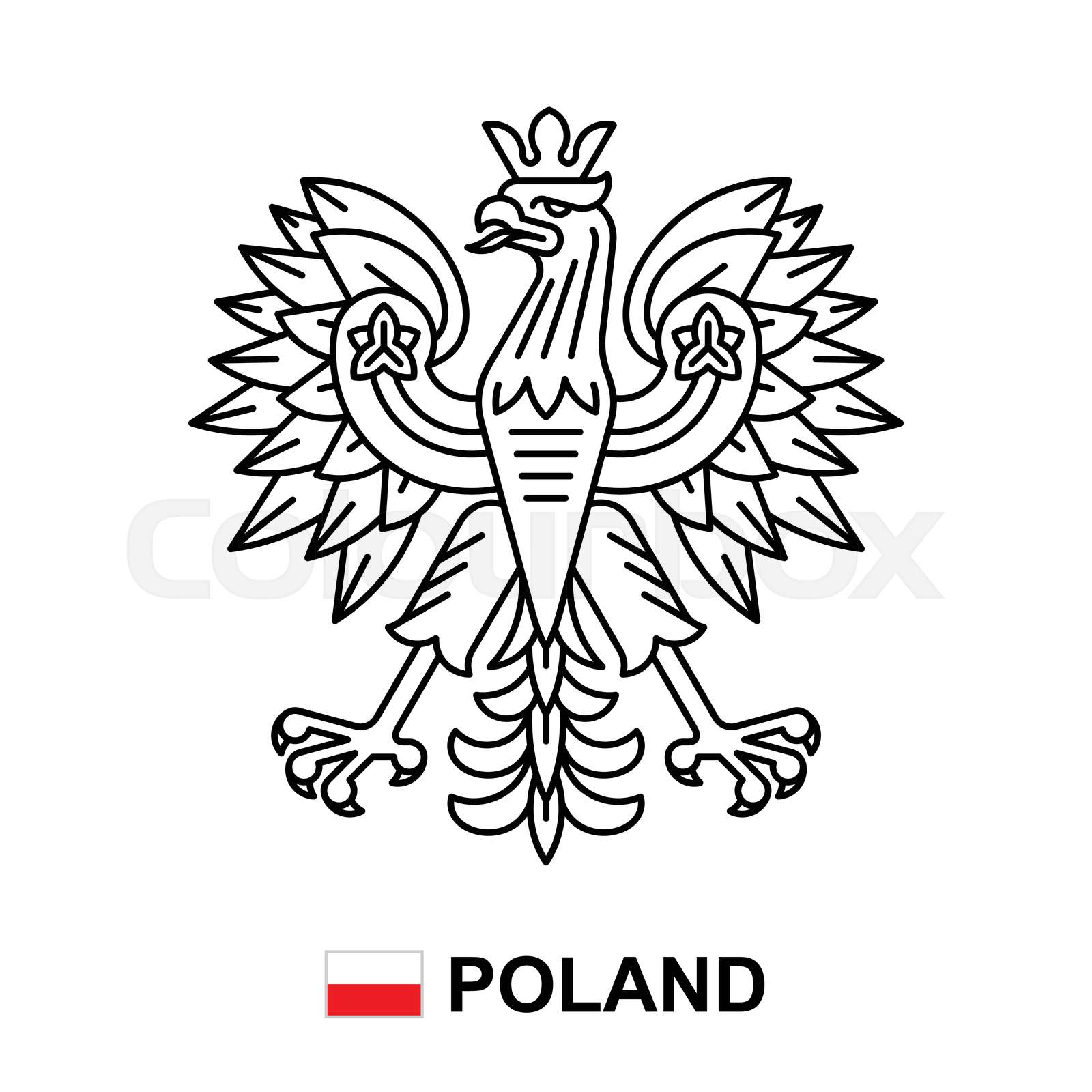 Coat of arms of Poland | Stock vector | Colourbox