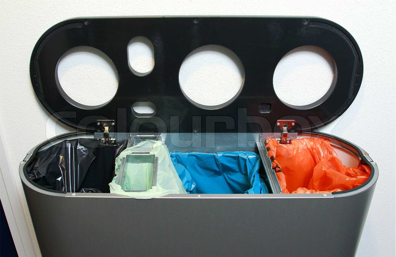waste bin for separated waste | Stock image | Colourbox