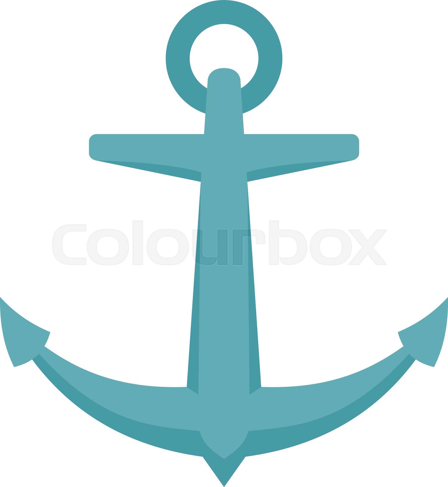 freigestellt, alt, anker | Stock-Vektor | Colourbox