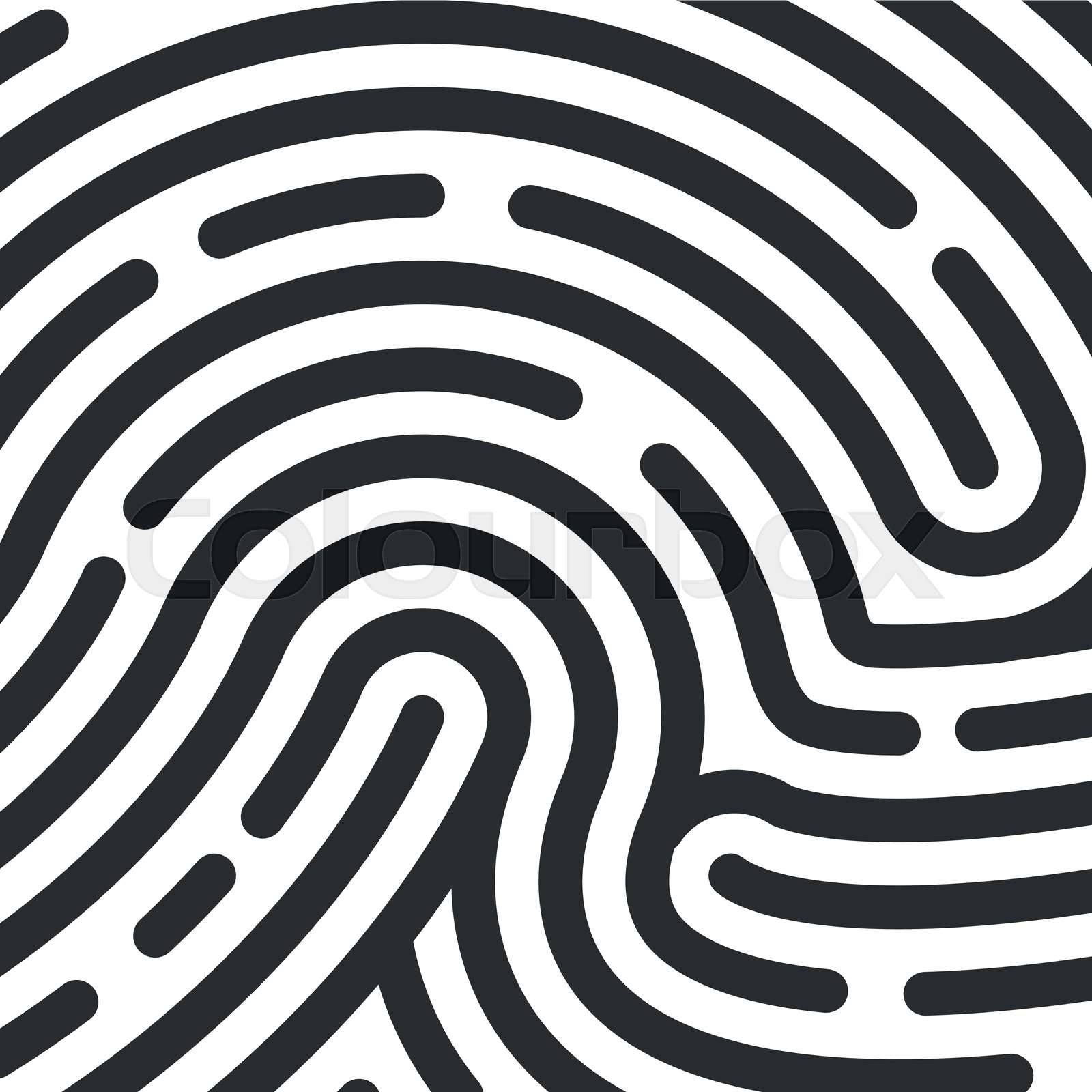 Fingerprint texture. personal id thumbprint. Vector | Stock vector ...