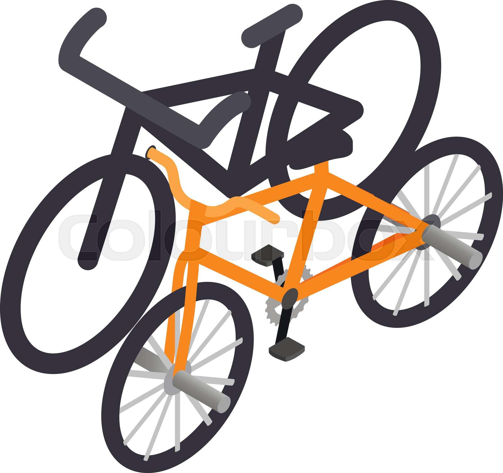 Two Bikes Clipart