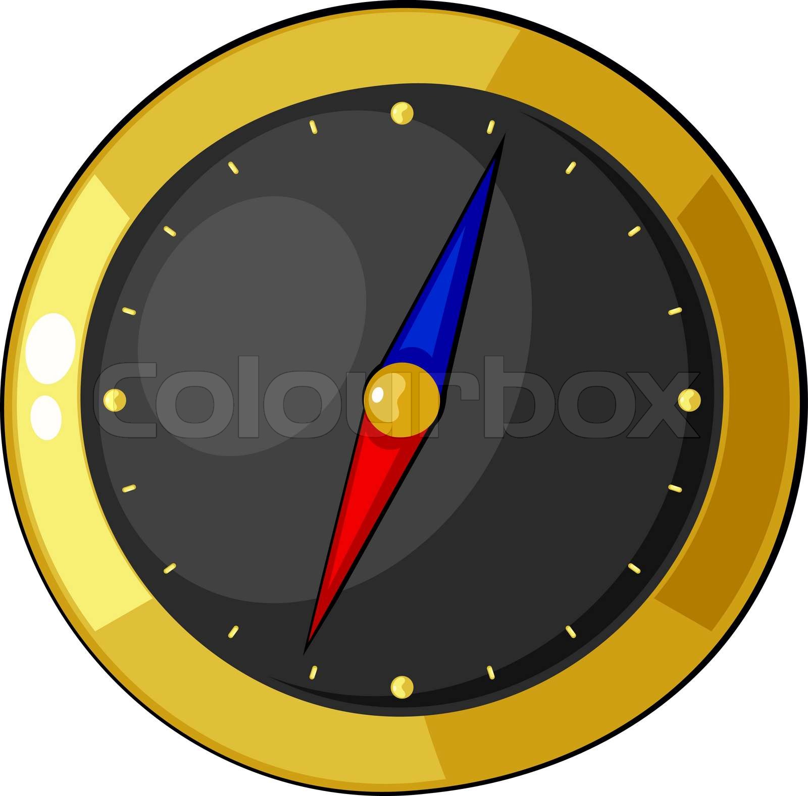 Cartoon Kompass eps10 | Stock-Vektor | Colourbox