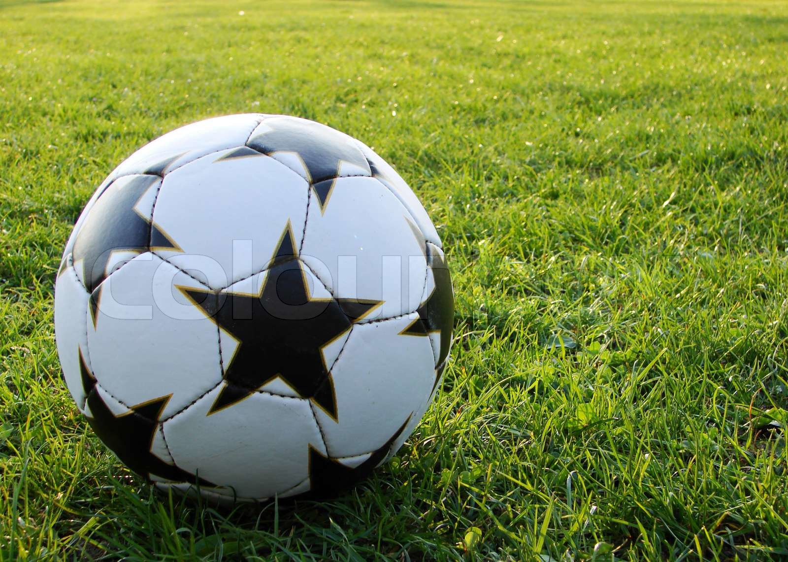 ein Fußball | Stock Bild | Colourbox