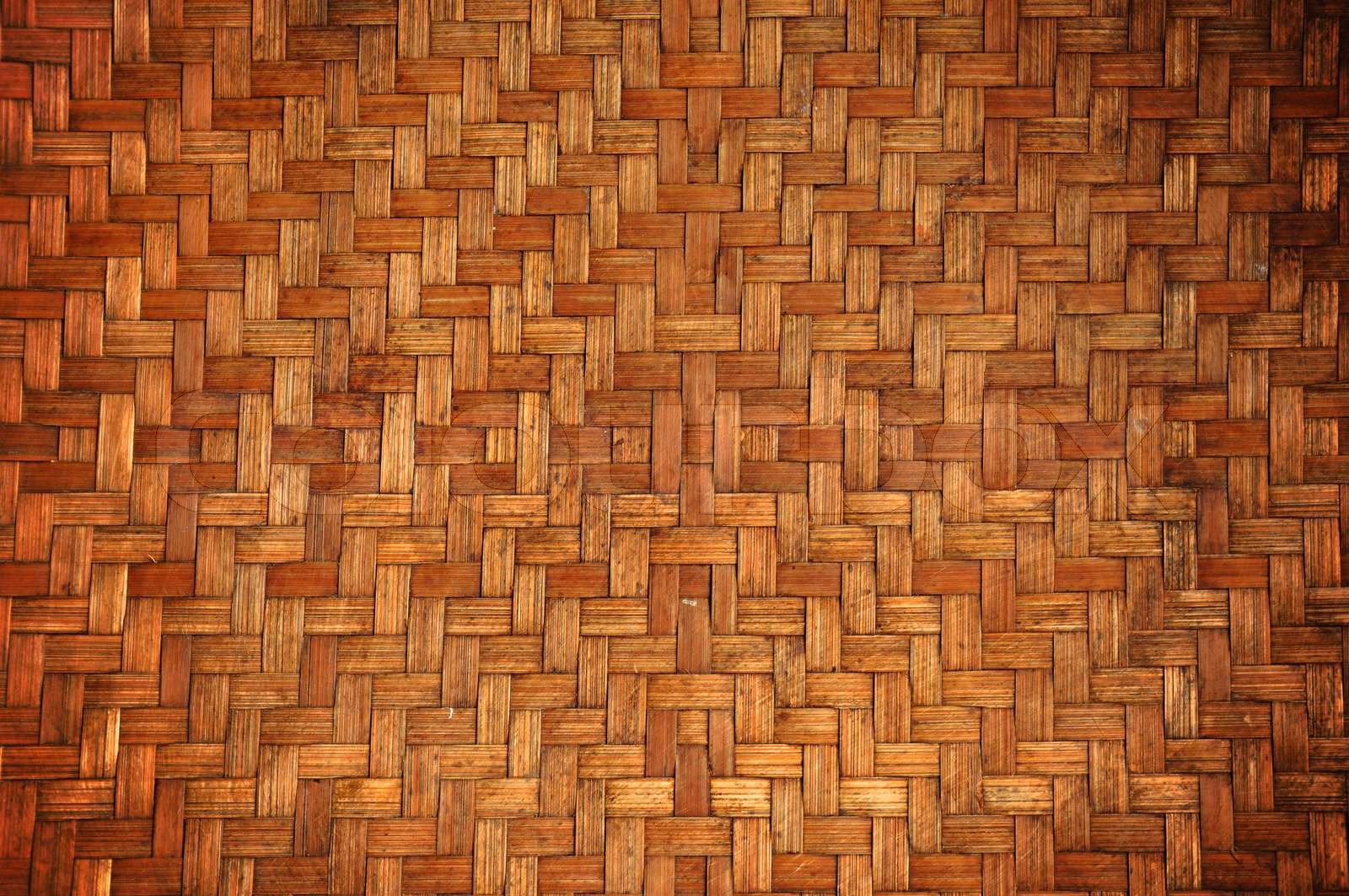 Old woven wood texture | Stock image | Colourbox