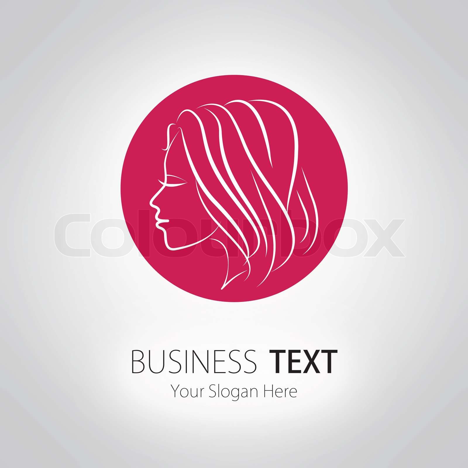 Company (Business) Logo Design, Vector. Face, beauty | Stock vector ...