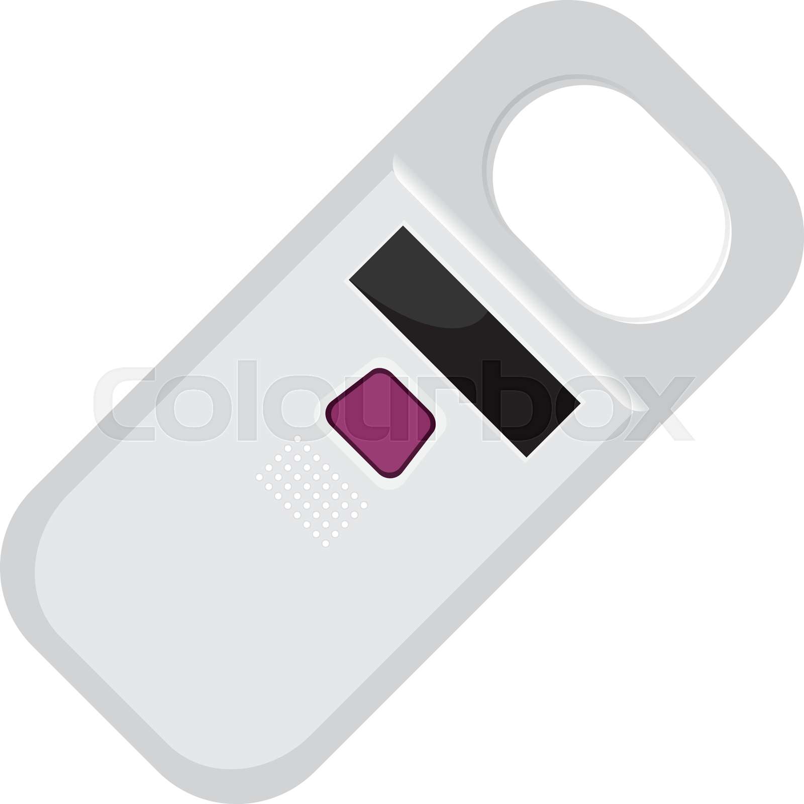 Pet microchip scanner | Stock vector | Colourbox