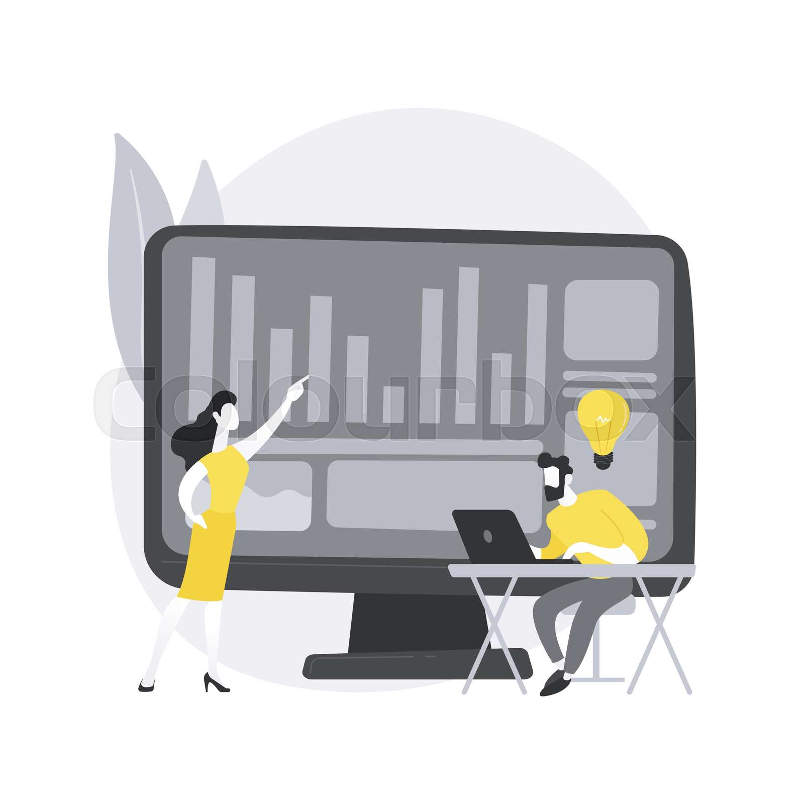 Project management abstract concept vector illustration. | Stock vector ...