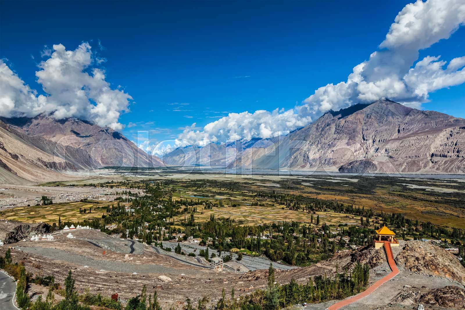 Nubra valley in Himalayas. Ladakh, India | Stock image | Colourbox