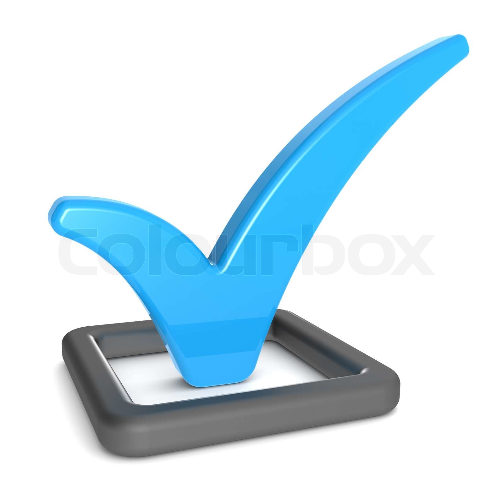 Check mark | Stock image | Colourbox