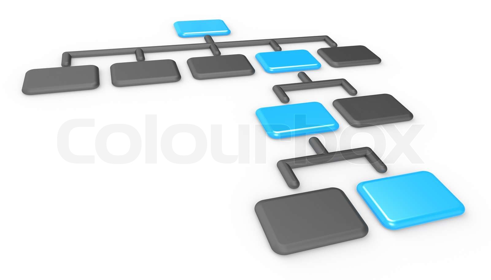 Organisationsdiagram | Stock foto | Colourbox