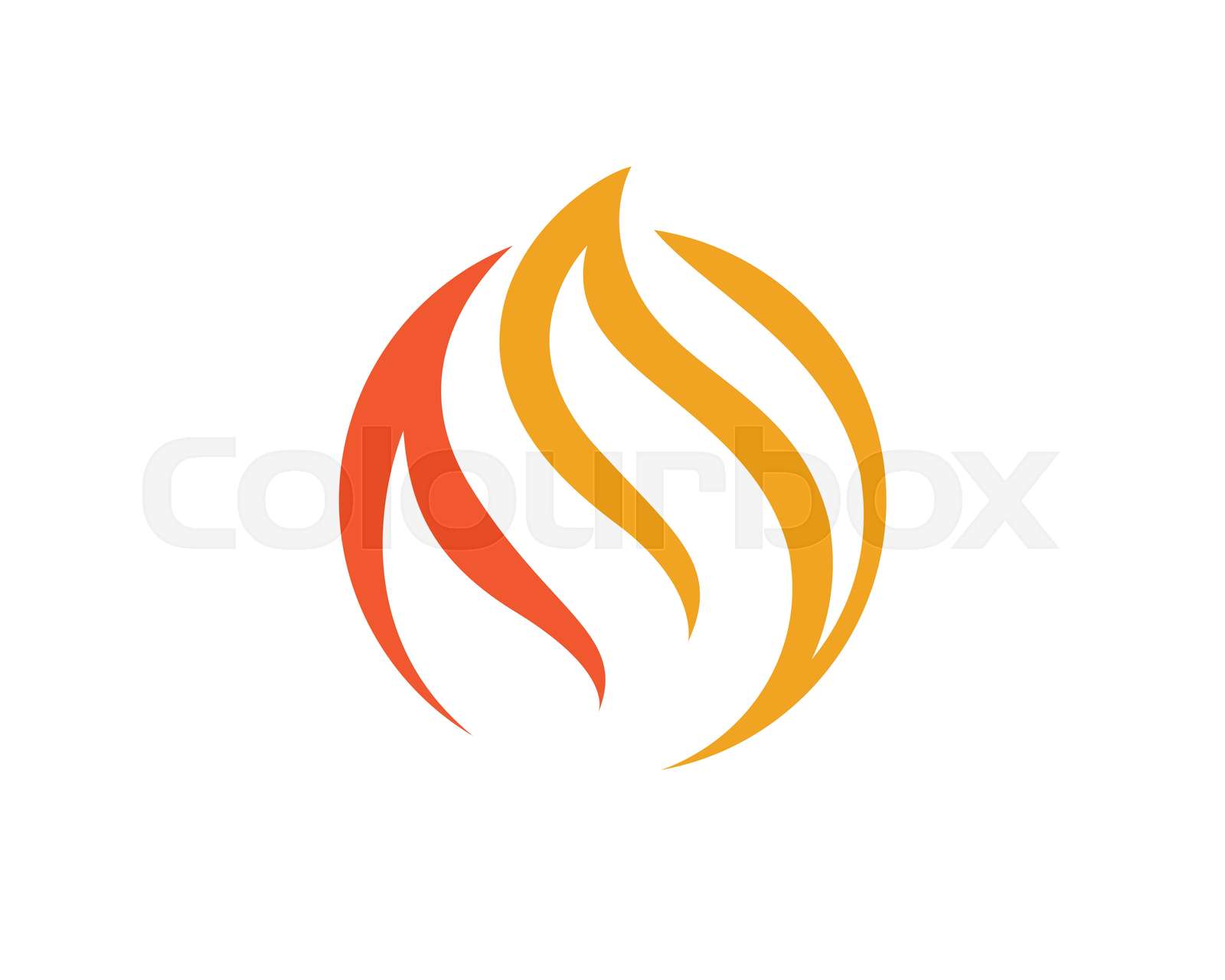 Fire flame Logo Template | Stock vector | Colourbox
