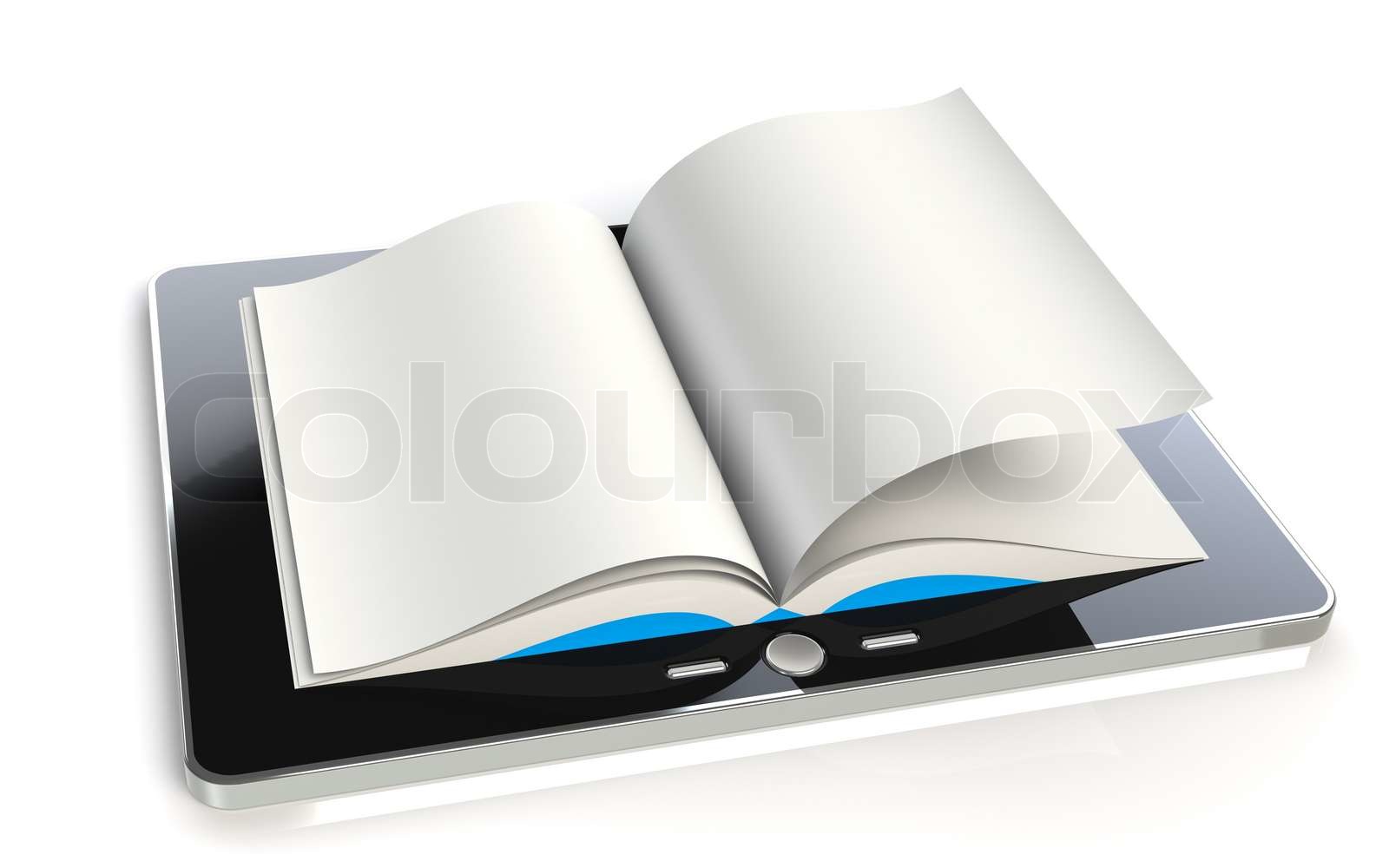 Tablet Pad Book | Stock image | Colourbox