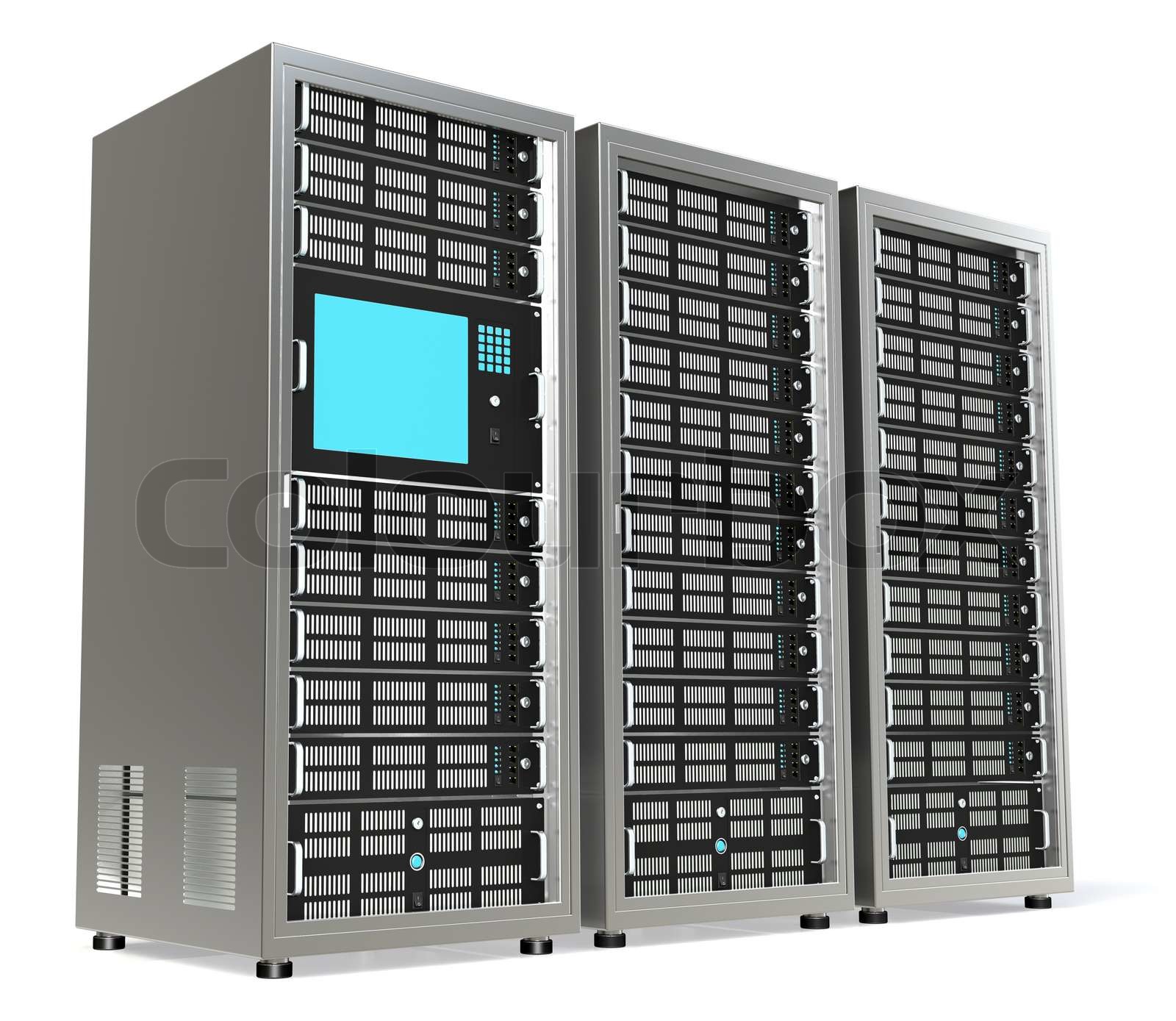 Server Rack X3 | Stock image | Colourbox