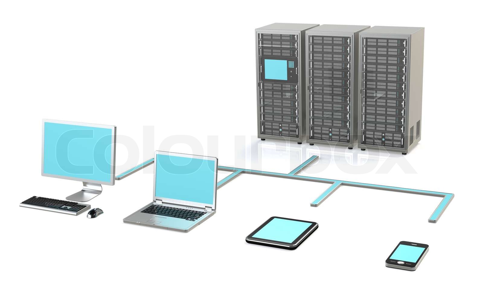 Server Network | Stock image | Colourbox