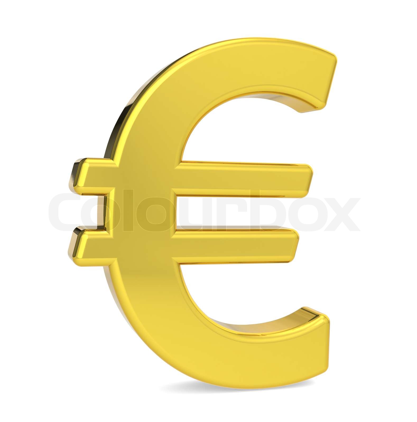 Euro-Symbol | Stock Bild | Colourbox