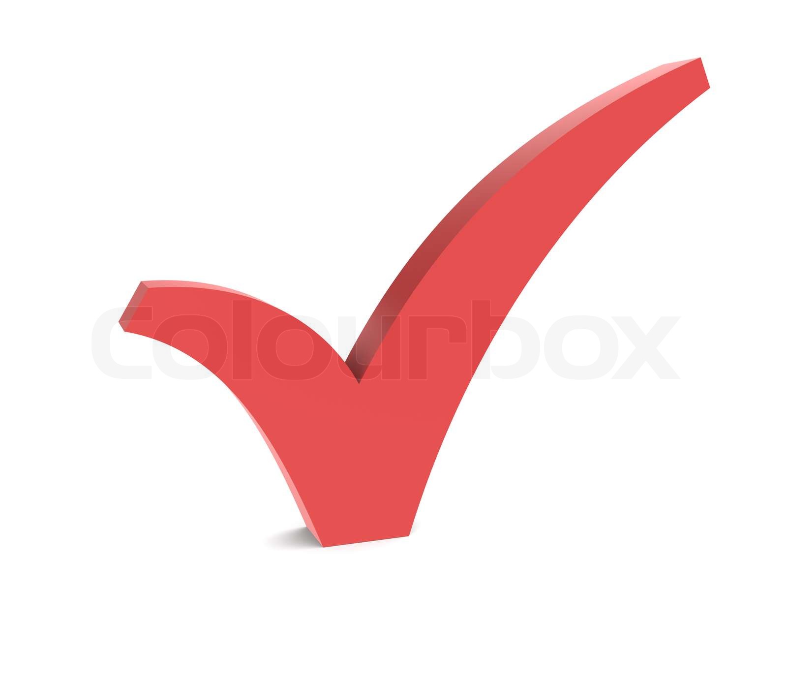 Check Mark | Stock Bild | Colourbox