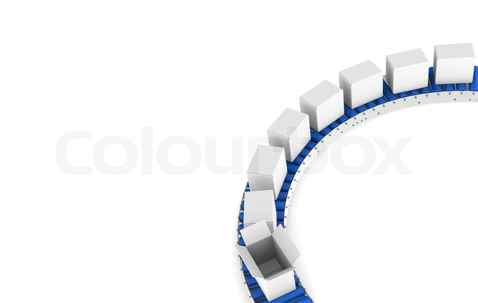 Conveyor Belt, Top view | Stock image | Colourbox