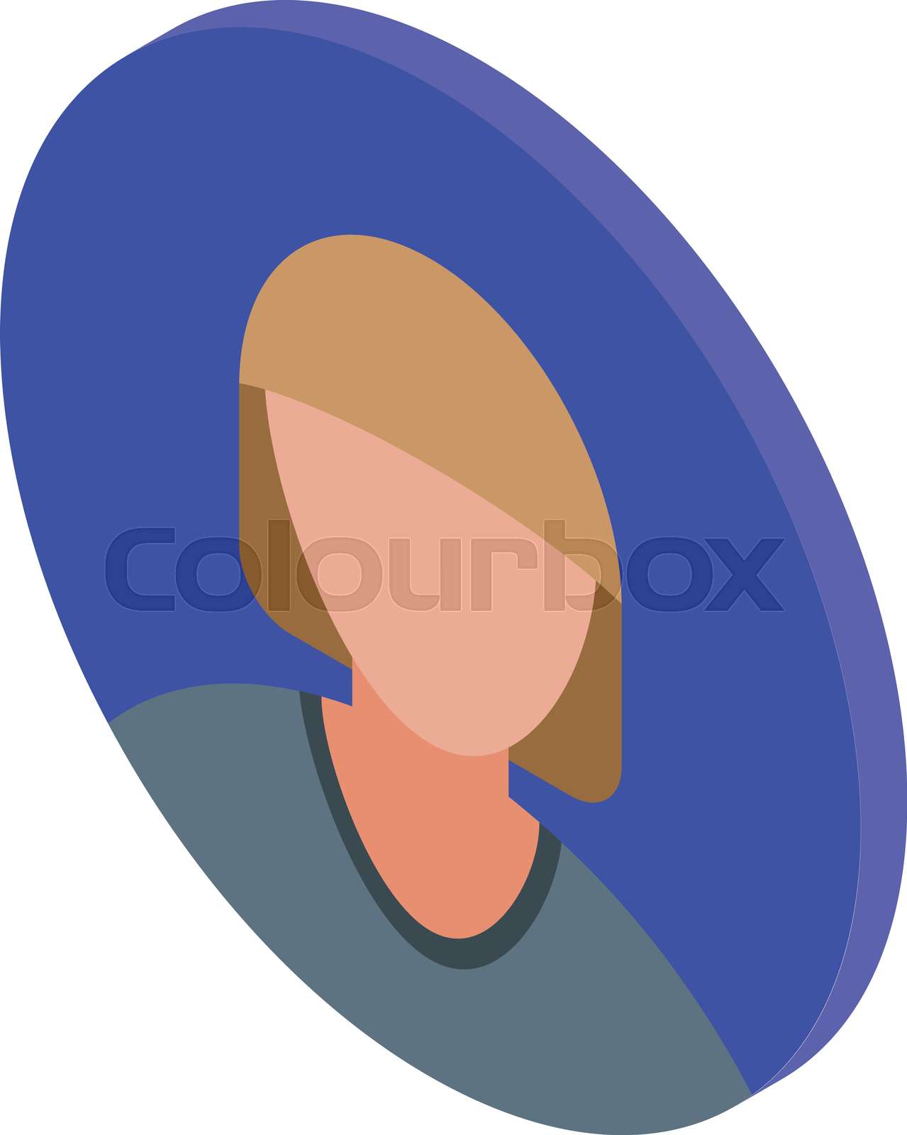 incógnito, avatar, icono | Vector de archivo | Colourbox